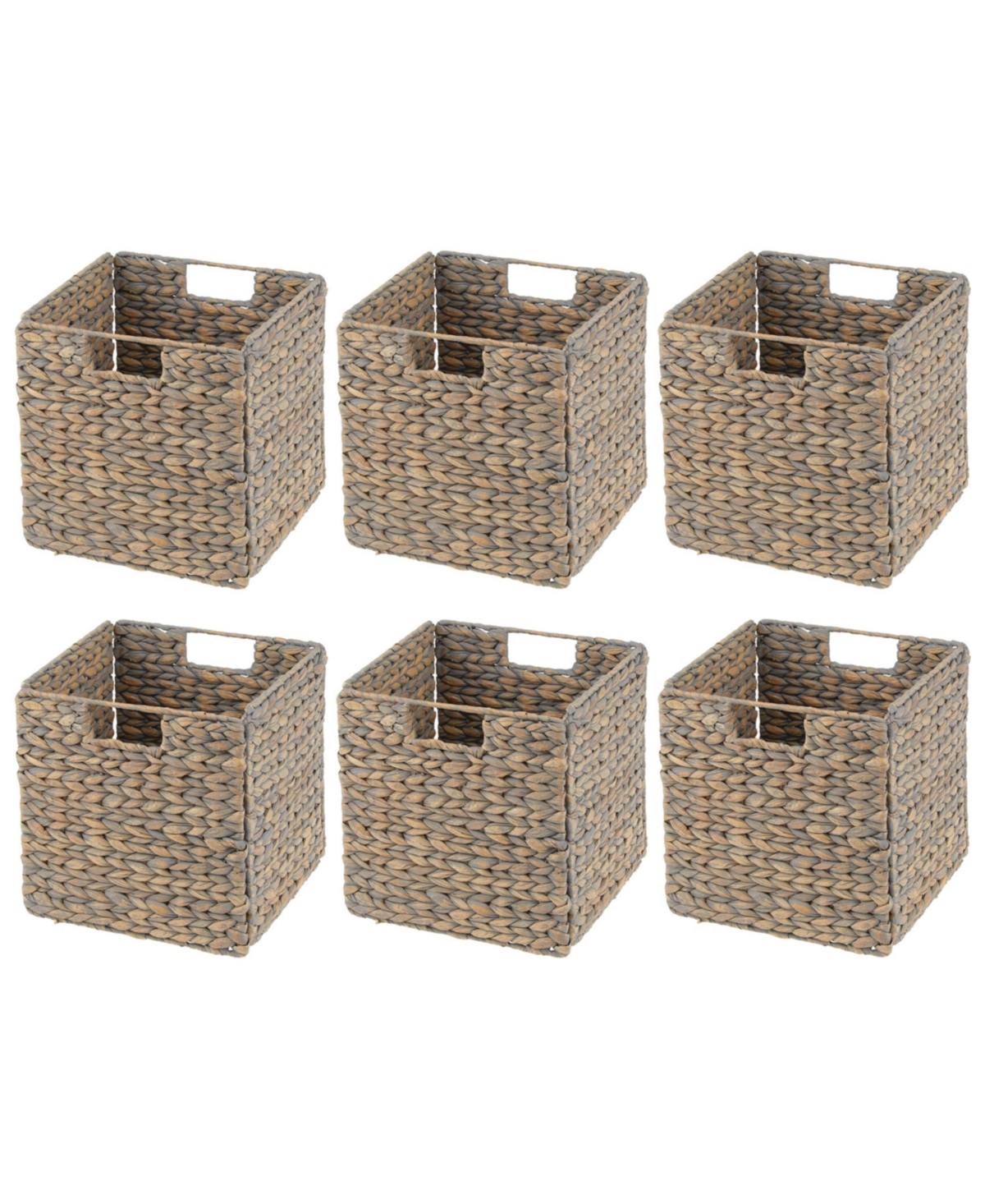 Click here for Hyacinth Woven Cube Bin Basket Organizer  Handles... prices