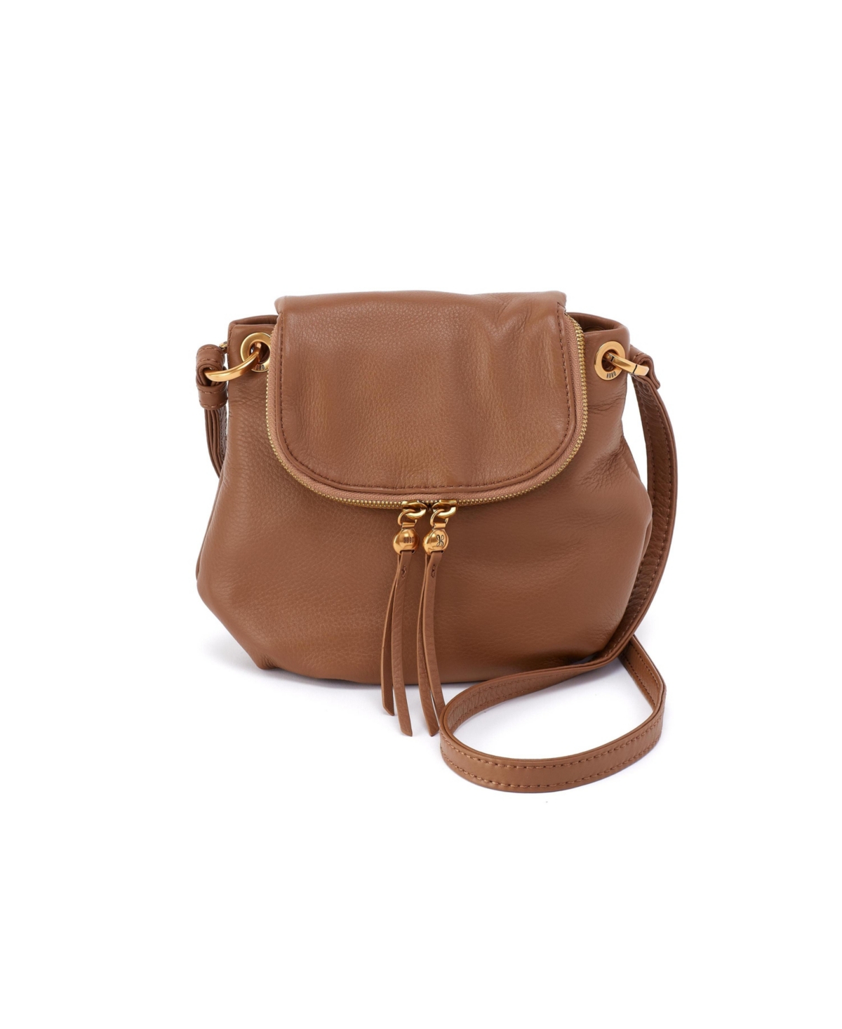 Click here for Draft - Hobo Fern Zip-Flap Crossbody - Timber brow... prices