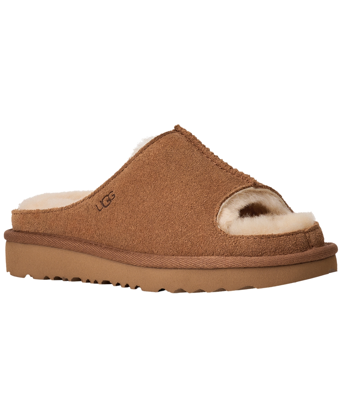 Click here for Ugg Kids Greenport Slide Open Toe Slipper - Chestn... prices