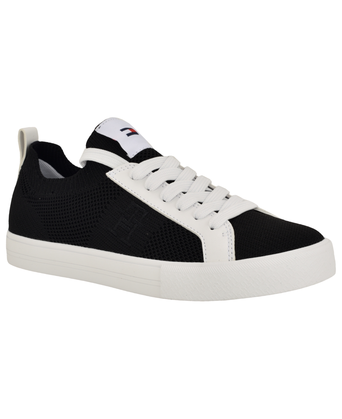 Click here for Tommy Hilfiger Womens Ladelis Knit Lace-up Sneaker... prices