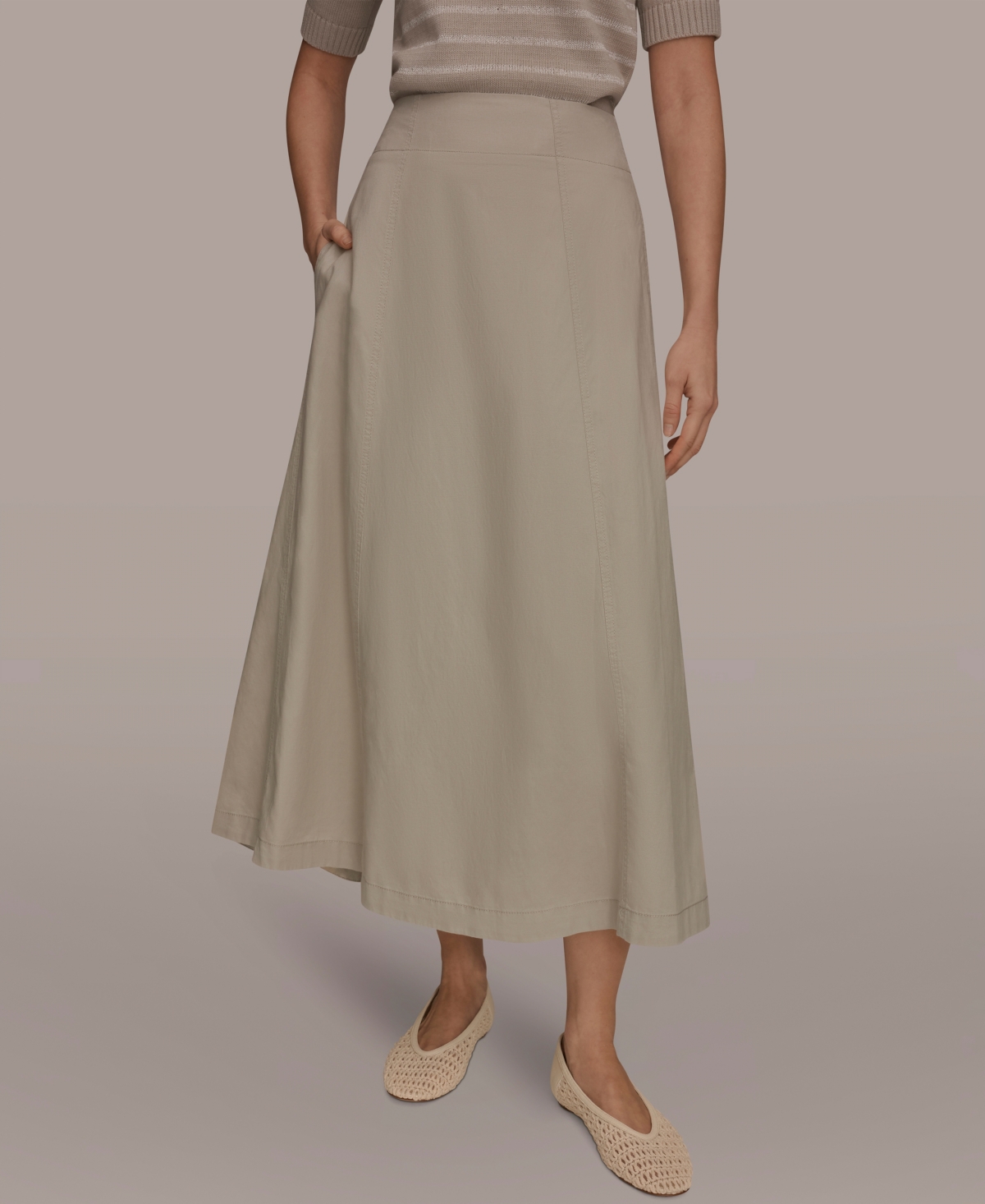 Click here for Donna Karan Weekend Womens Long Panel A-Line Skirt... prices