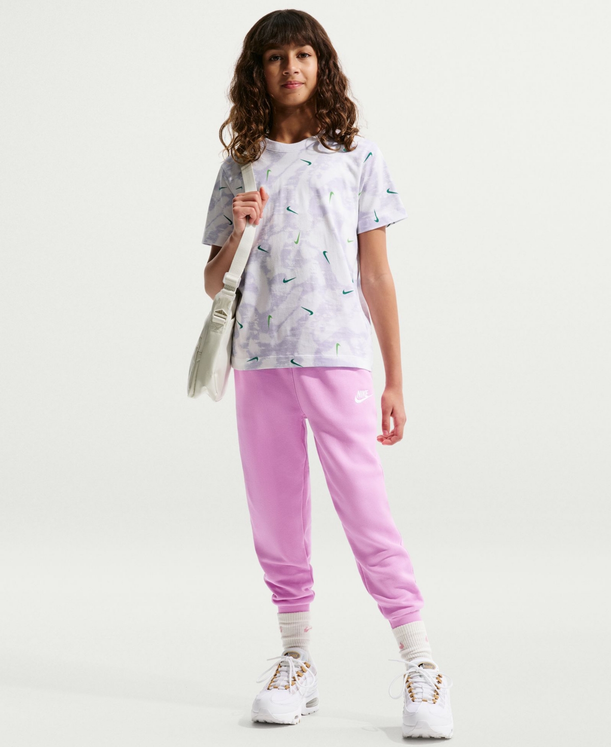 Click here for Nike Girls Sportswear Short-Sleeve Printed T-Shirt... prices