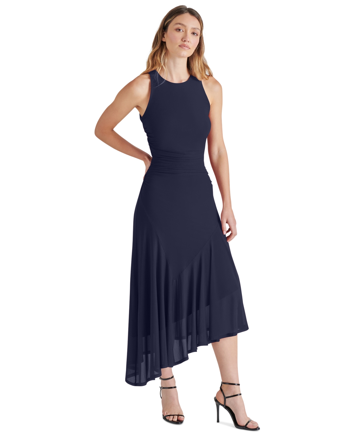 Click here for Steve Madden Womens Laney Asymmetrical Hem Sleevel... prices