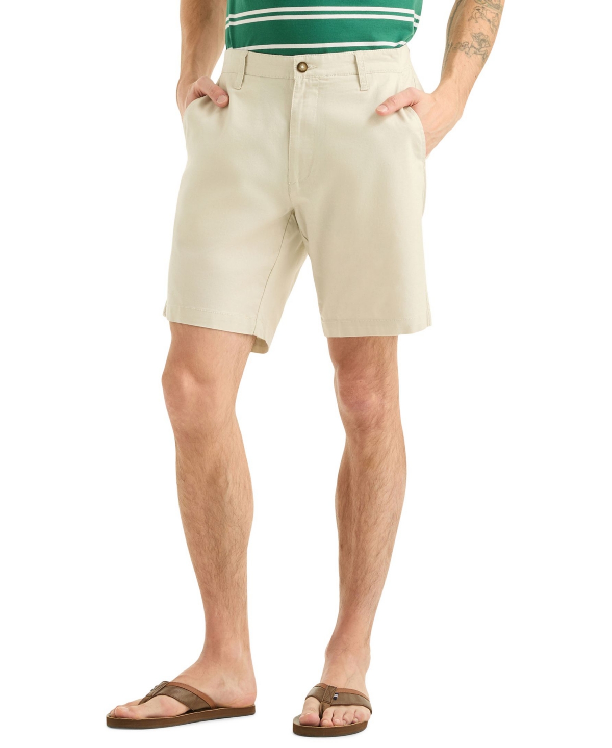 Click here for Nautica Mens Slim-Fit Shorts - Culebra Cream prices