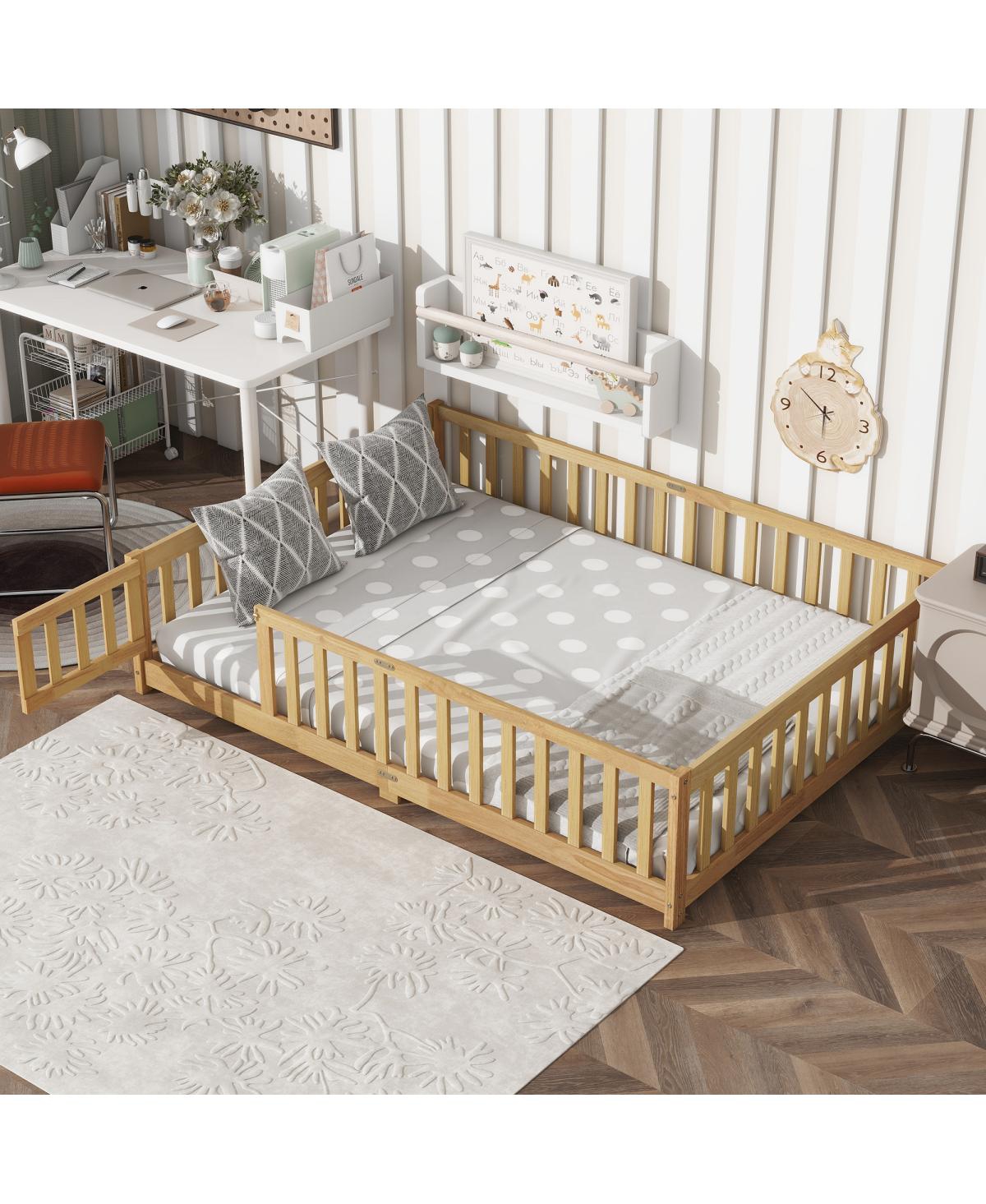 Click here for Streamdale Furniture Floor Bed with Fence and Door... prices