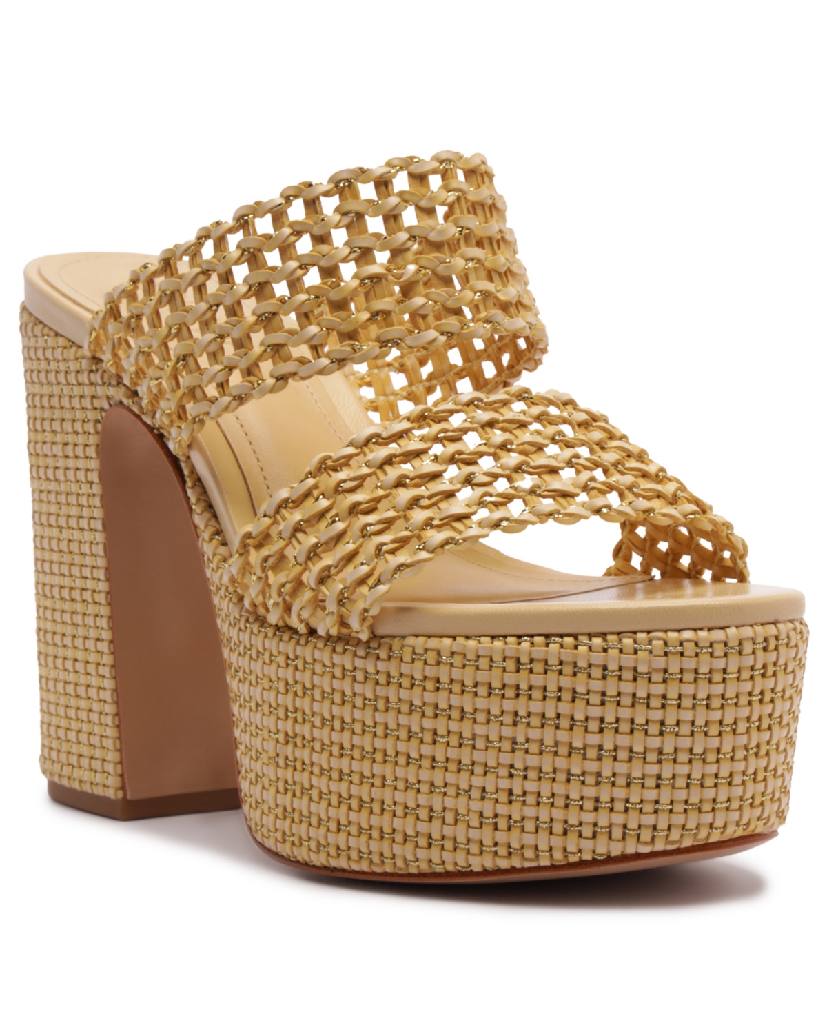 Click here for Schutz Womens Aberdeen Slip-On Platform Sandals -... prices