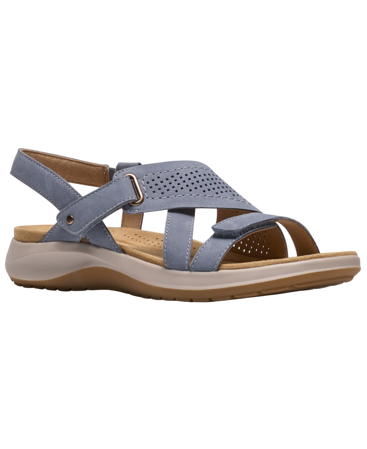 Click here for Clarks Womens Maelynn Gem Round Toe Sandals - Deni... prices