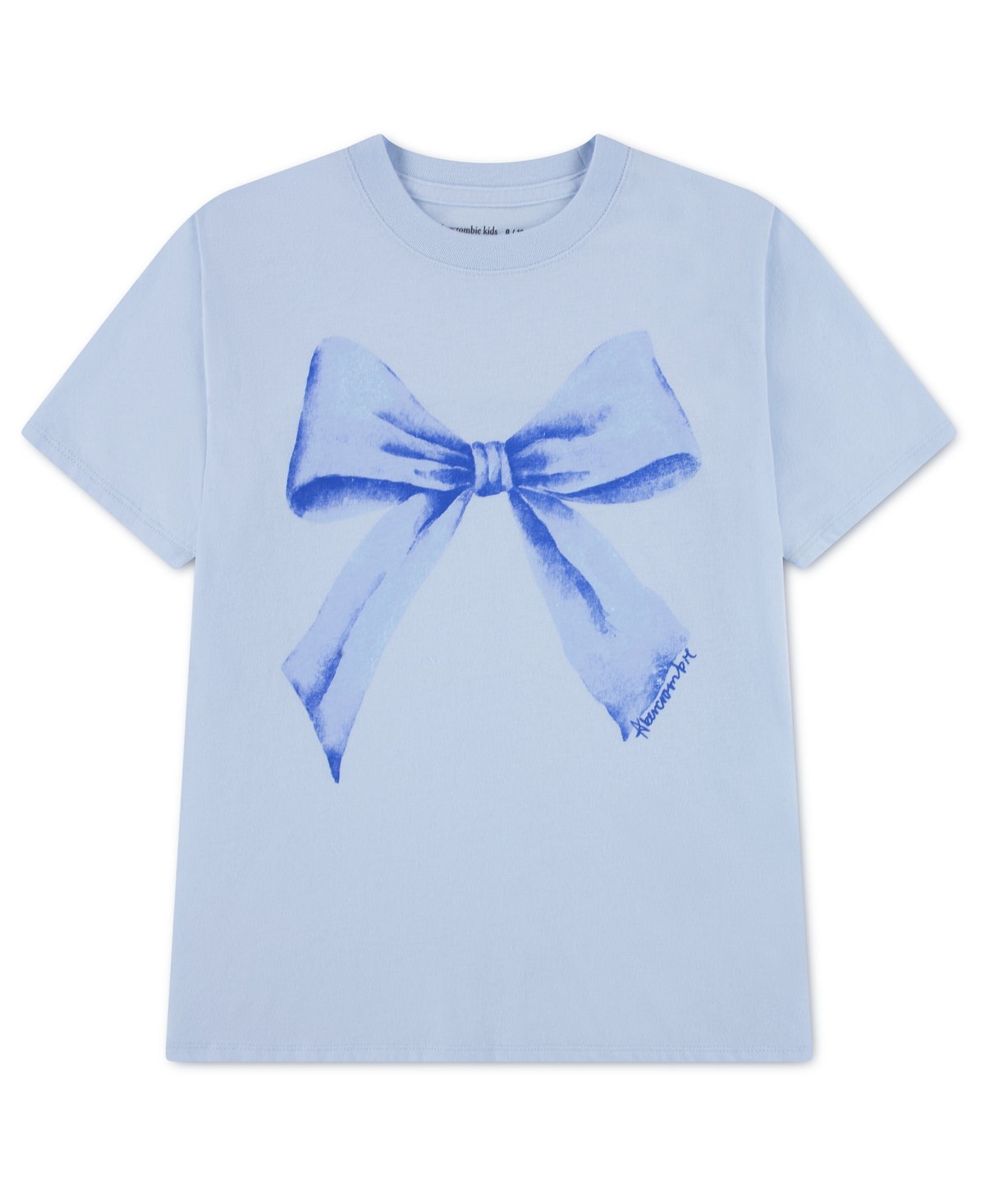 Click here for abercrombie kids Girls Bow Oversized Crewneck T-Sh... prices