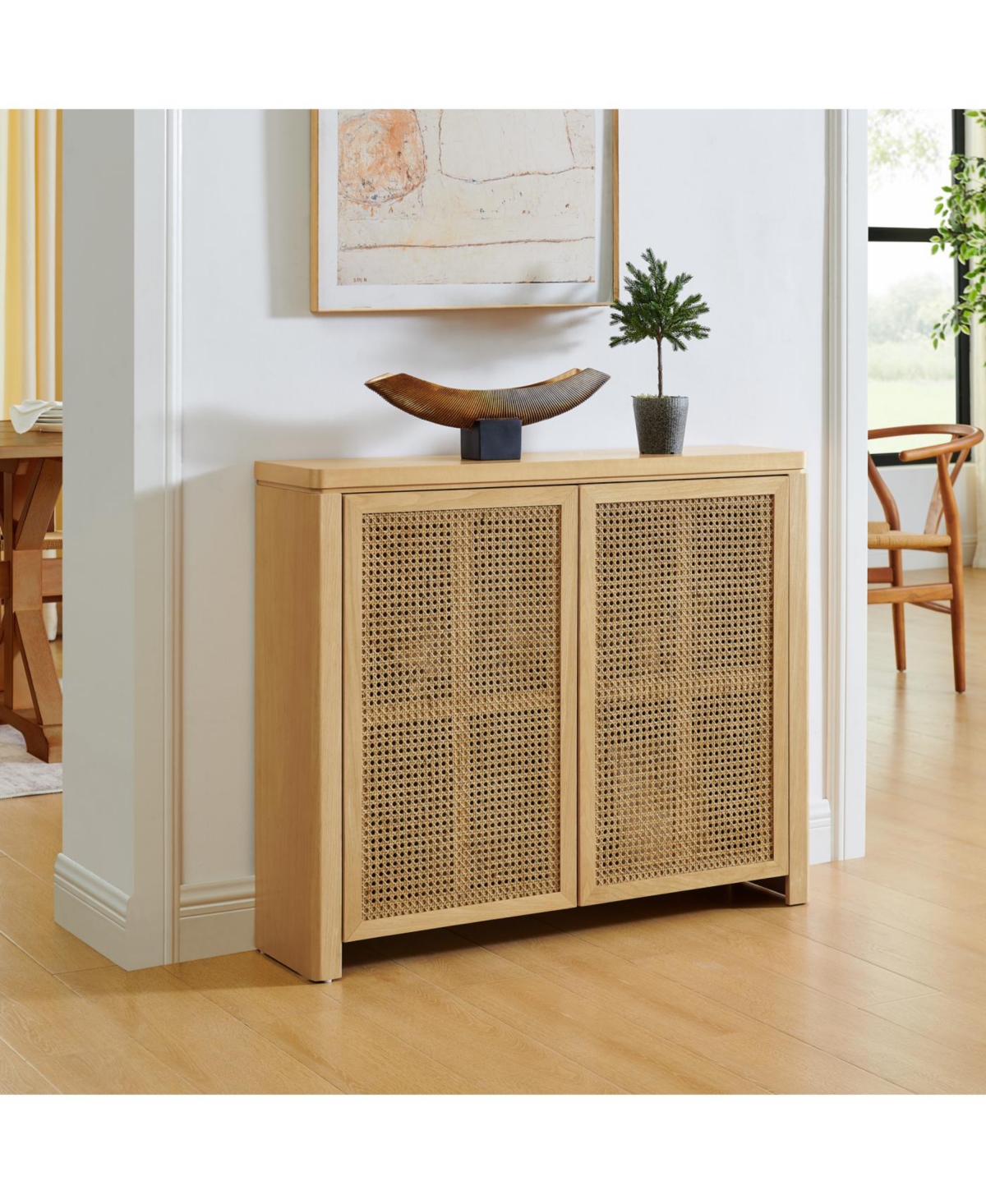 Click here for Streamdale Furniture Mid Century Modern Rattan Sid... prices