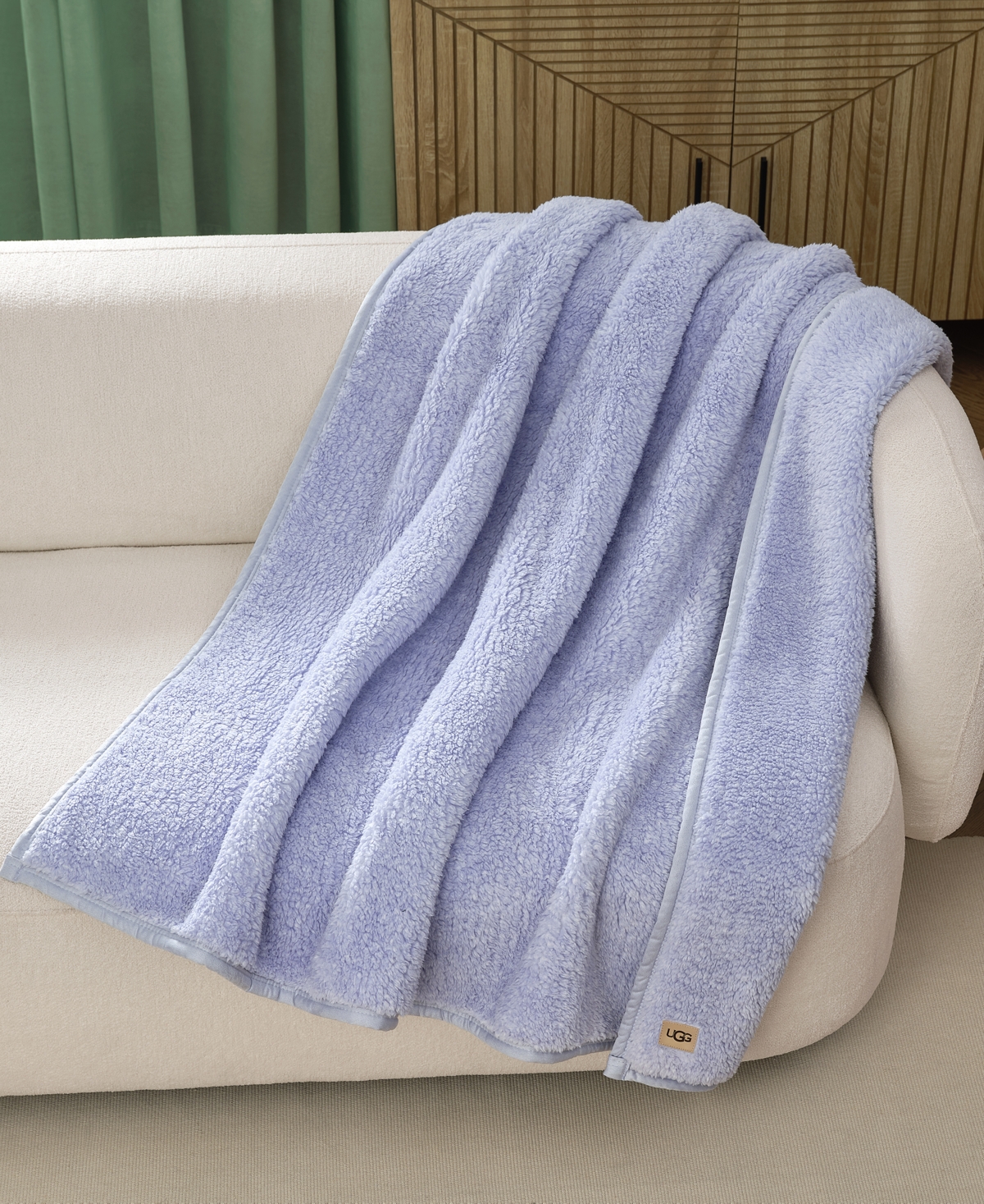 Click here for Ugg Classic UGGfluff Throw  50 x 70 - Misty Wister... prices