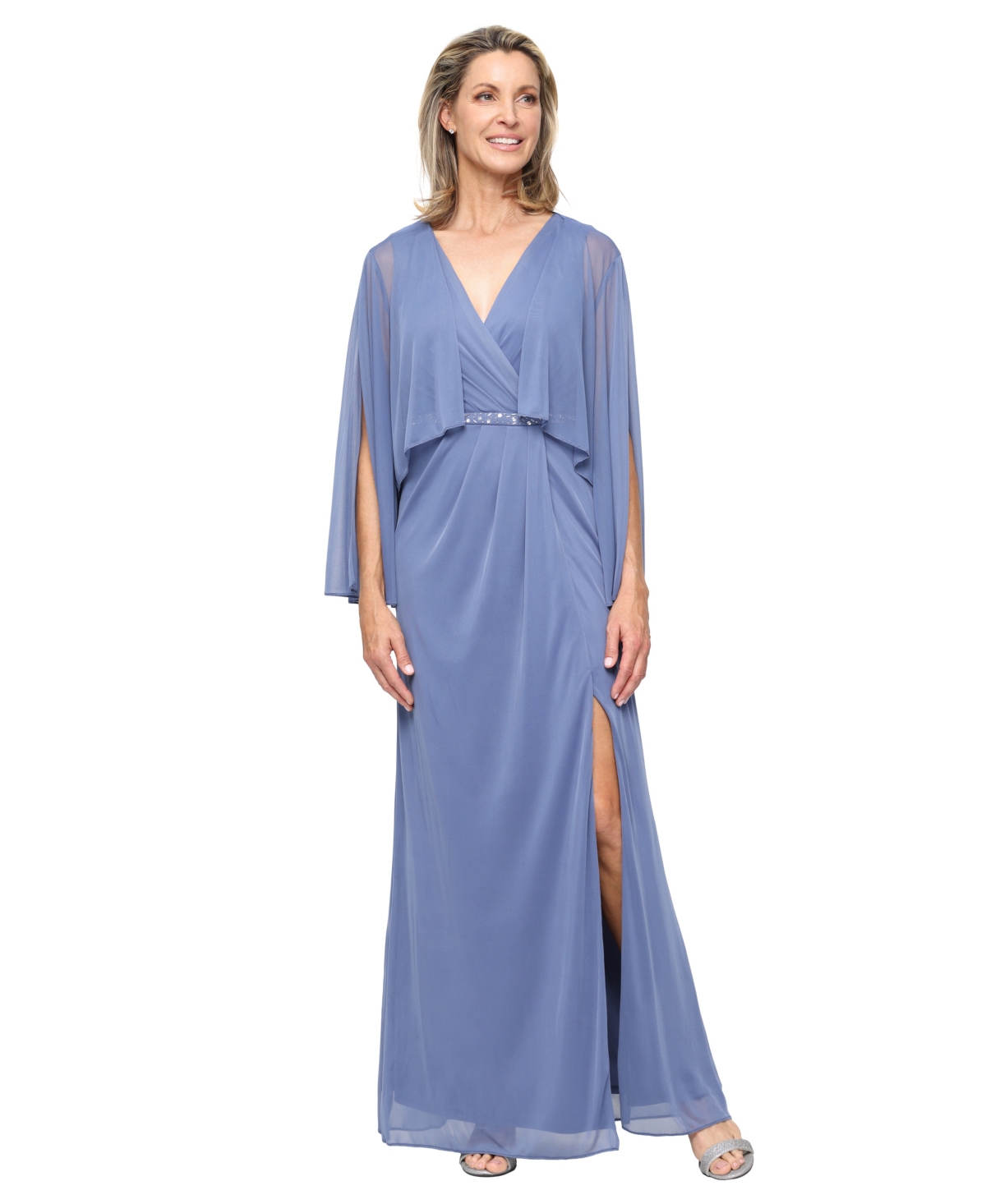 Click here for Sl Fashions Womens Embellished Surplice Neck Ball... prices