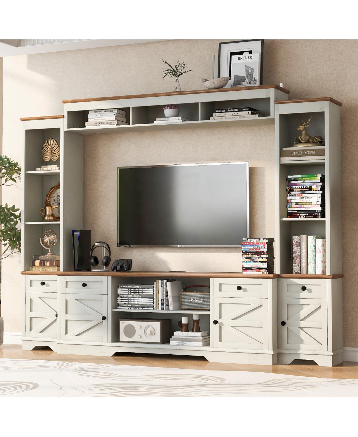 Click here for Streamdale Furniture 98.8" W Entertainment Ce... prices