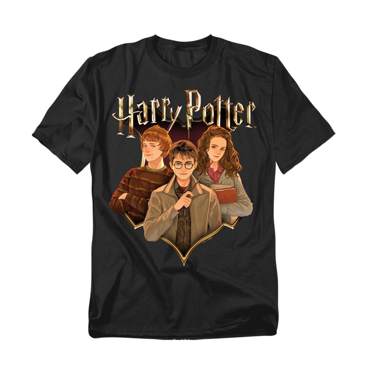 Click here for Harry Potter Mens Drawn Style Group T Shirt - Blac... prices
