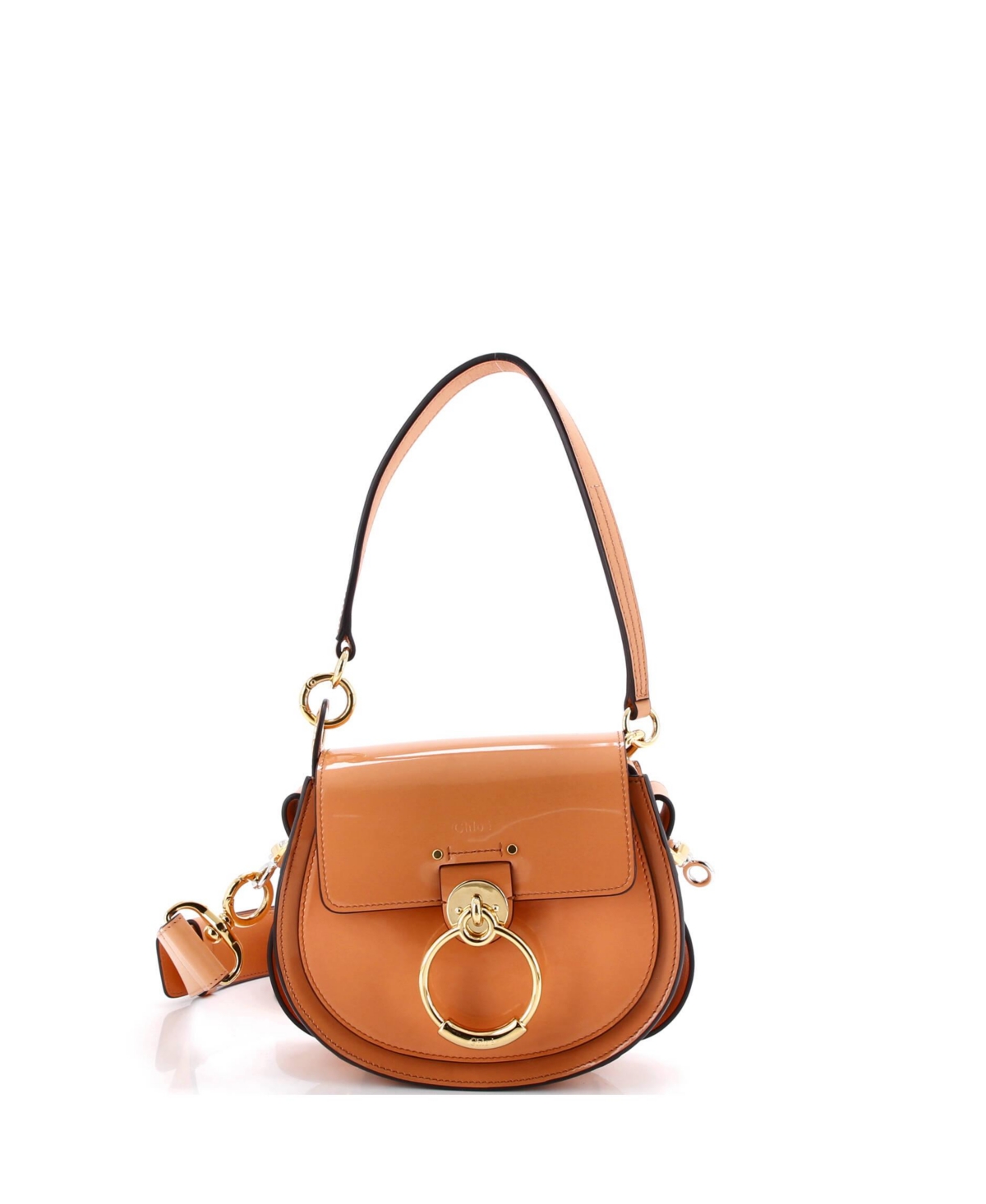 Click here for Pre-Owned Chloe Small Tess Bag Leather - Orange prices