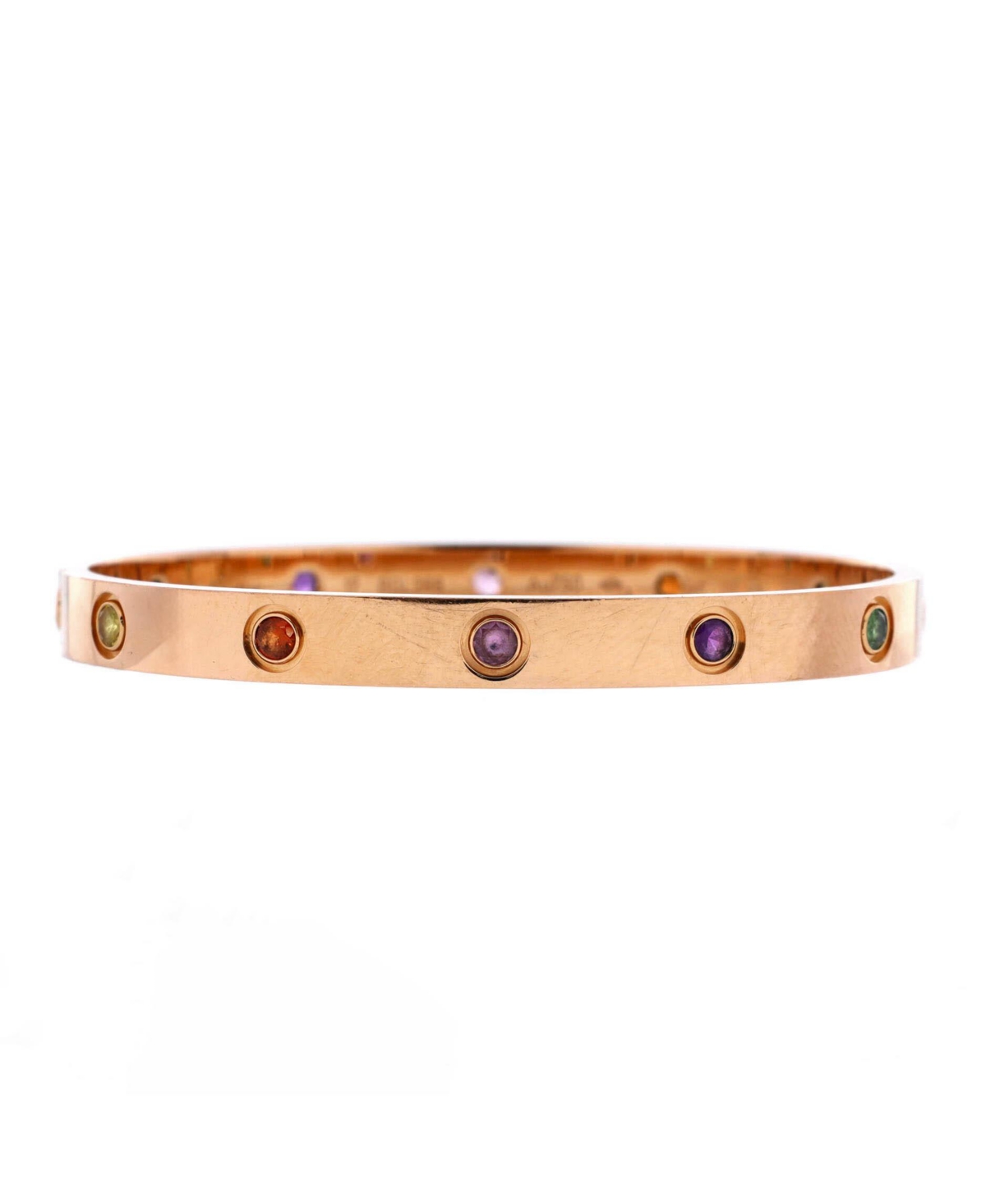 Click here for Pre-Owned Cartier Love 10 Stone Bracelet - 18k ros... prices