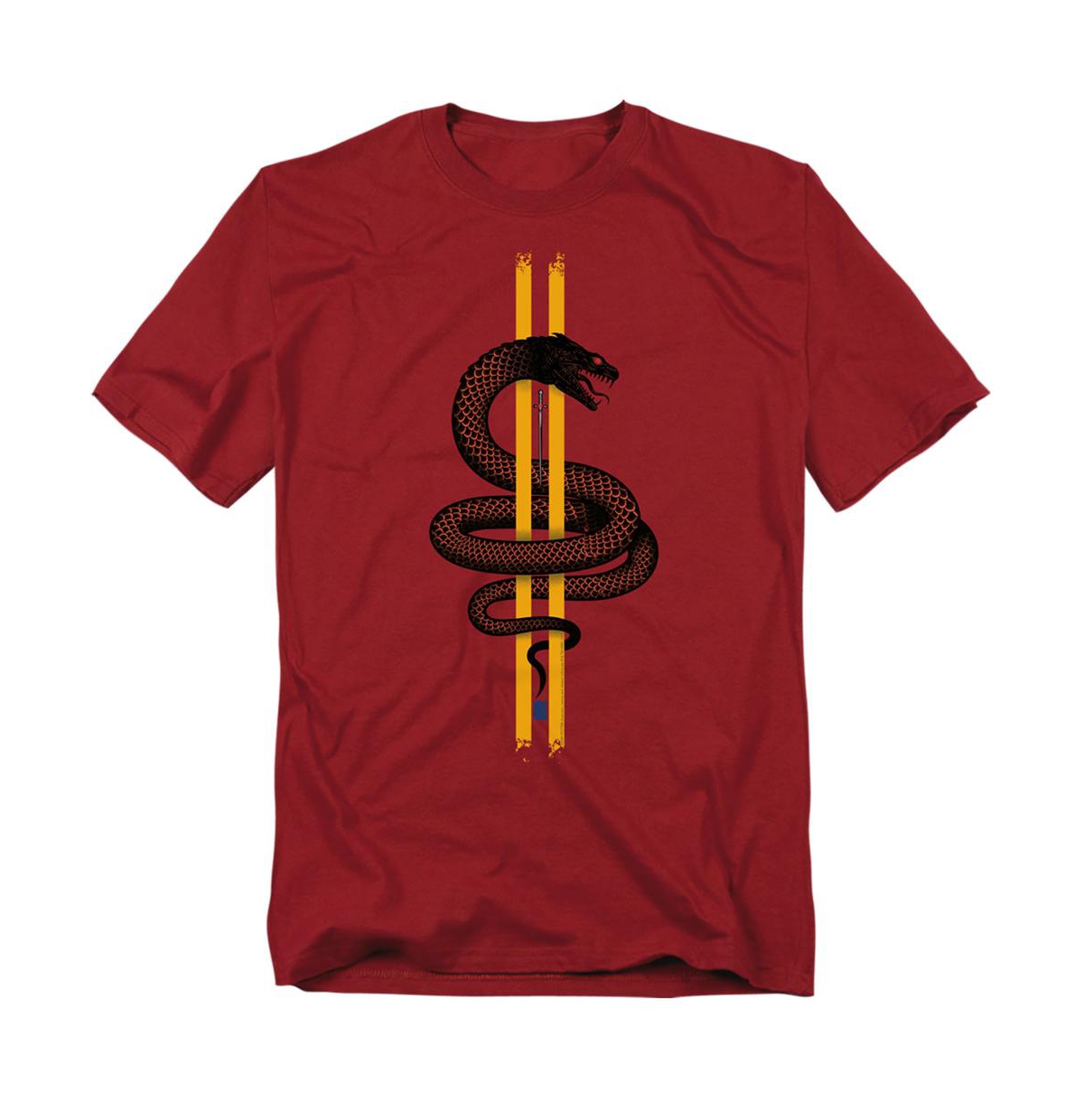 Click here for Harry Potter Mens Basilisk T Shirt - Cardinal prices