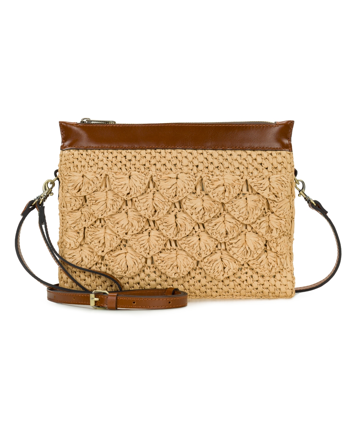 Click here for Patricia Nash Scalloped Raffia Small Yvette Clutch... prices