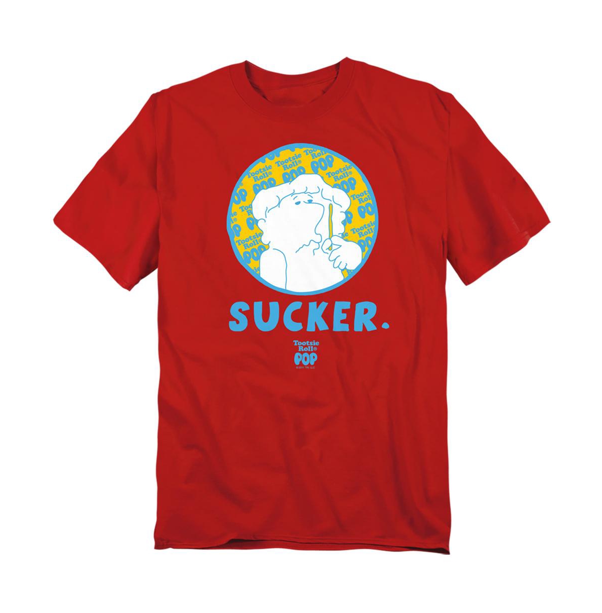 Click here for Tootsie Roll Mens Sucker T Shirt - Red prices