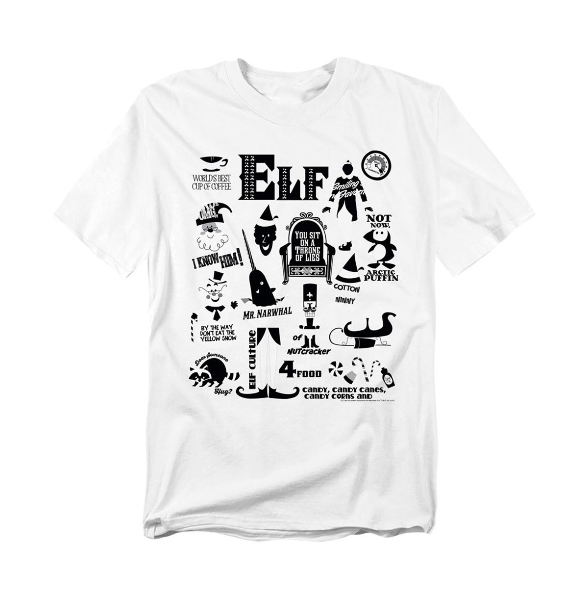 Click here for Elf Mens Icons T Shirt - White prices