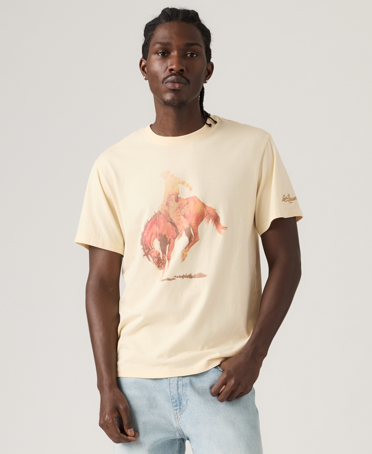 Click here for Levis Mens Relaxed-Fit Logo Graphic T-Shirts - Rut... prices