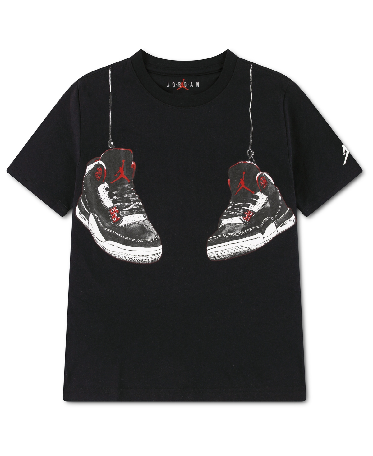 Click here for Jordan Boys 8-20 Shoe Strings Crewneck T-Shirt - B... prices