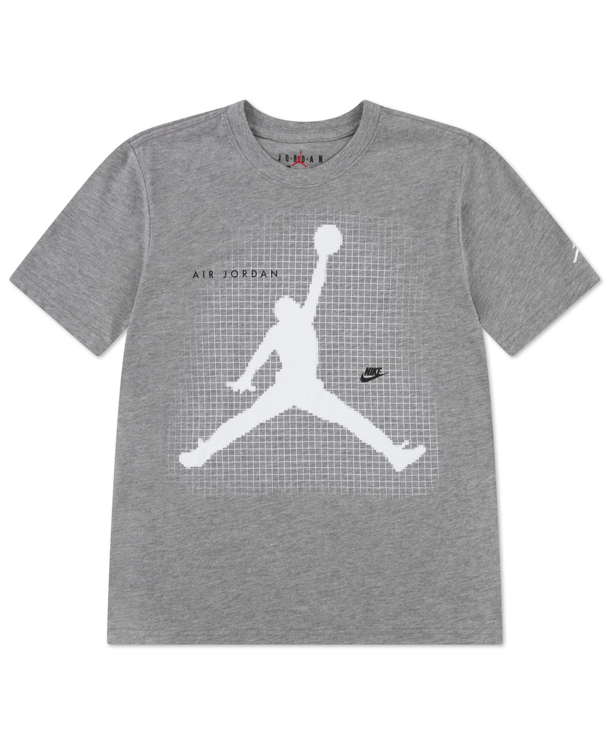 Click here for Jordan Boys 8-20 Jumpman Grid Blur Crewneck T-Shir... prices
