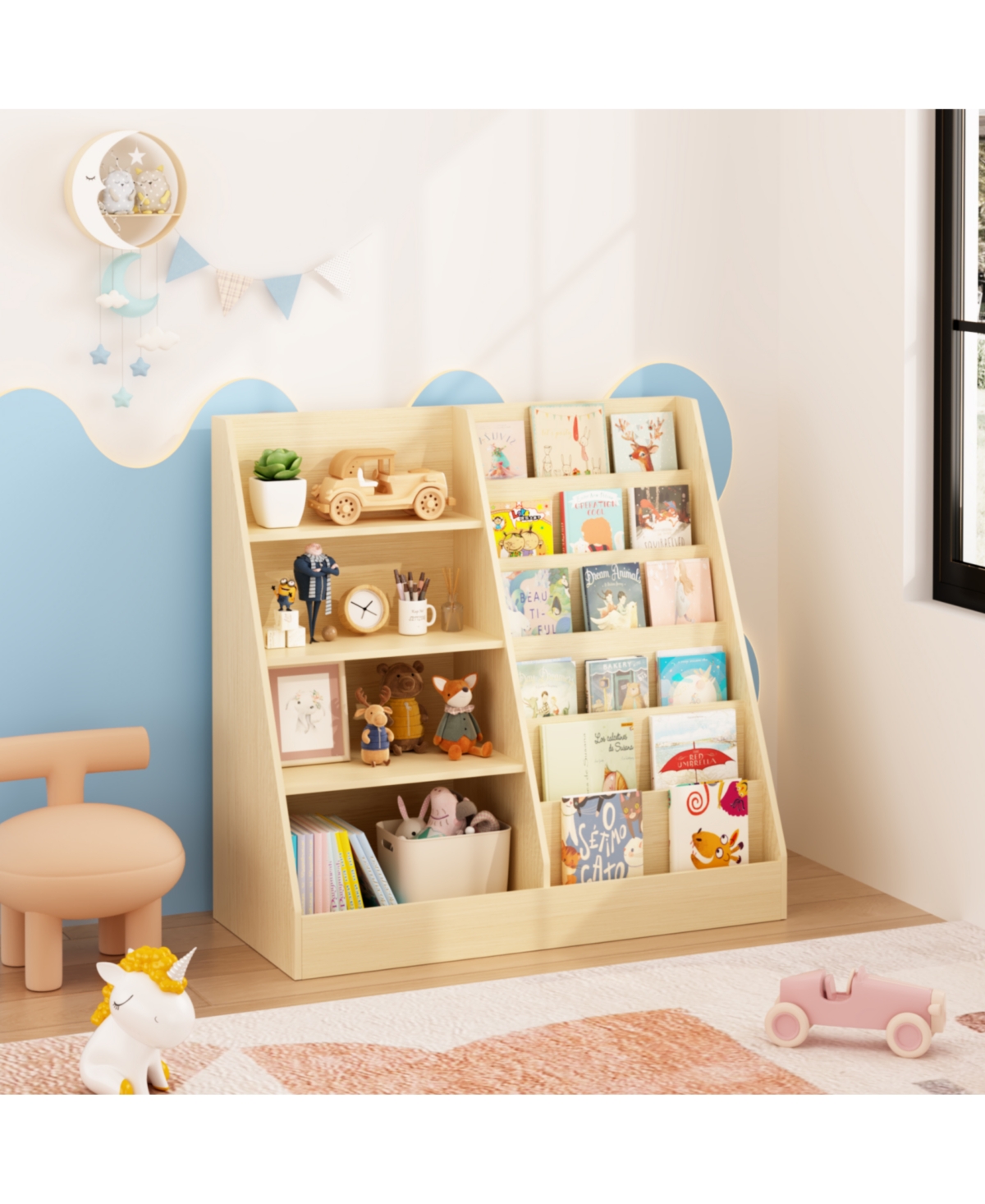Click here for Streamdale Furniture Kids Bookshelf & Toy Storage... prices