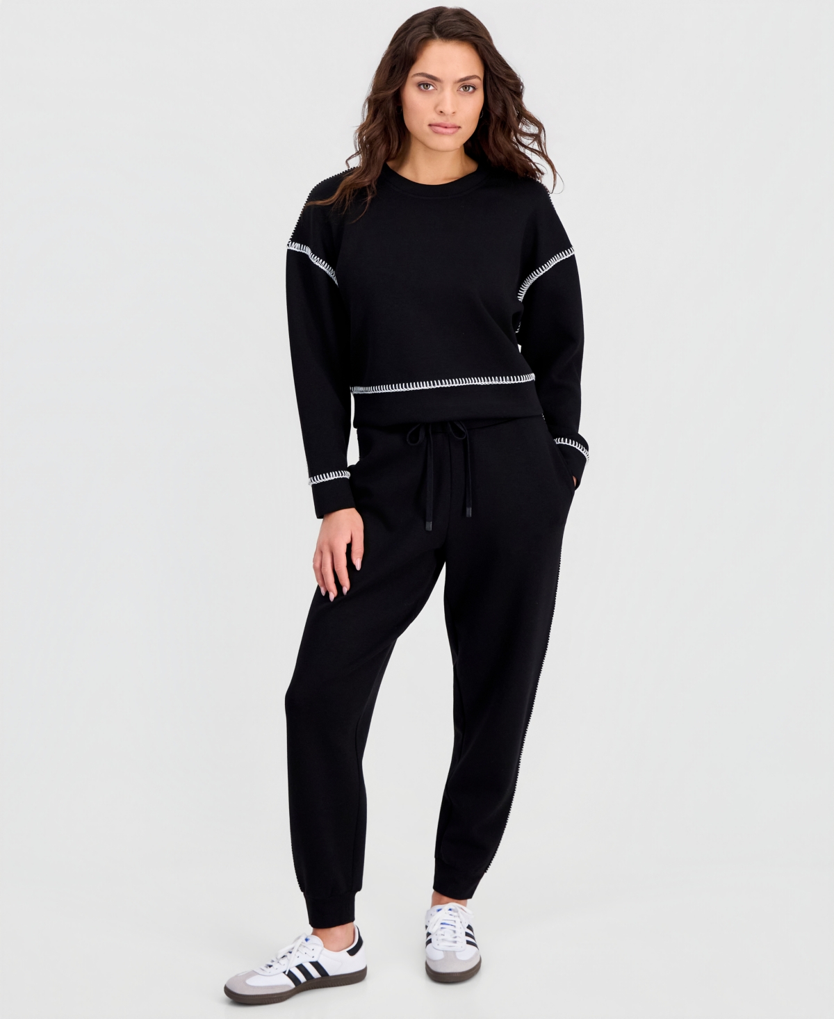 Click here for And Now This Petite Whipstitch Scuba Crewneck Top... prices