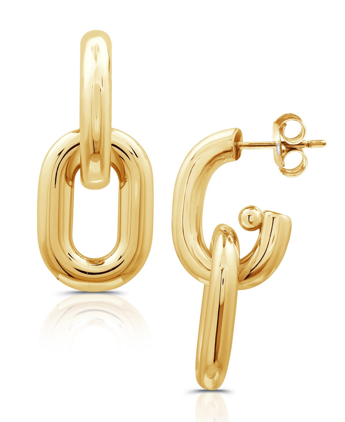 Click here for And Now This Link Drop Post Earring - Gold prices