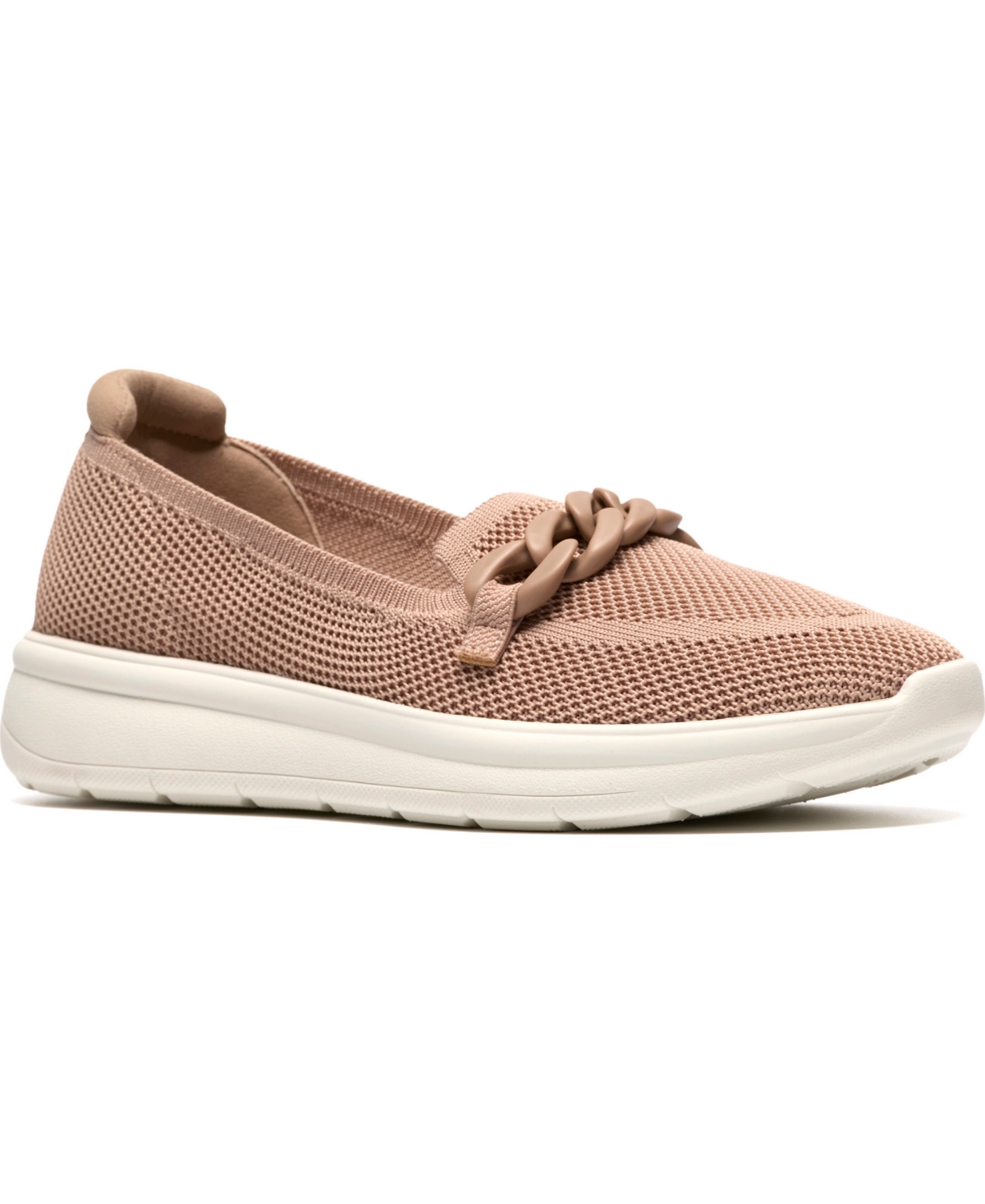 Click here for Clarks Womens Ezrin Cove Slip On Loafers - Sand prices