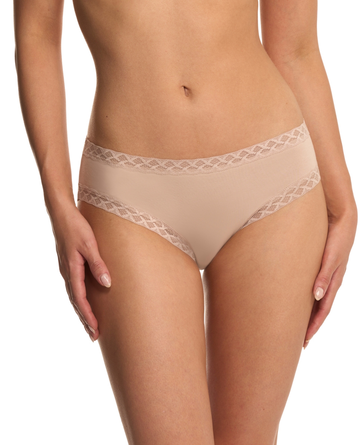 Click here for Natori Bliss Lace-Trim Cotton Brief Underwear 1560... prices