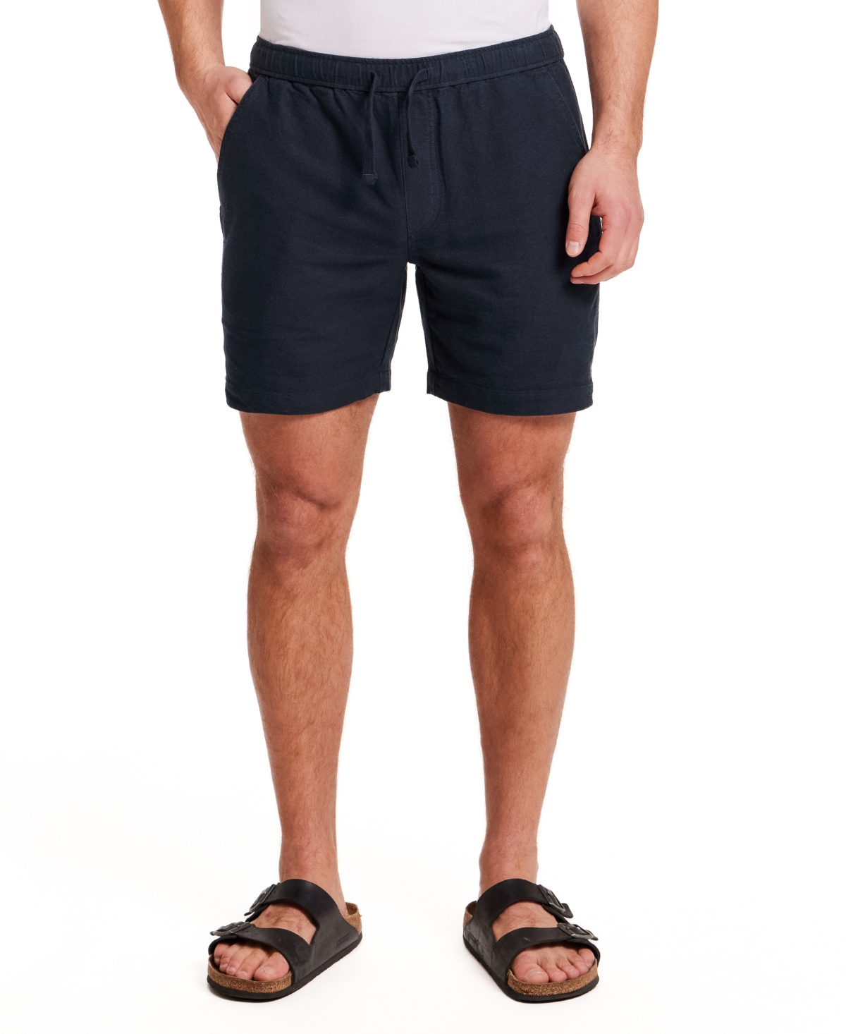 Click here for Weatherproof Vintage Mens Regular-Fit Linen Shorts... prices