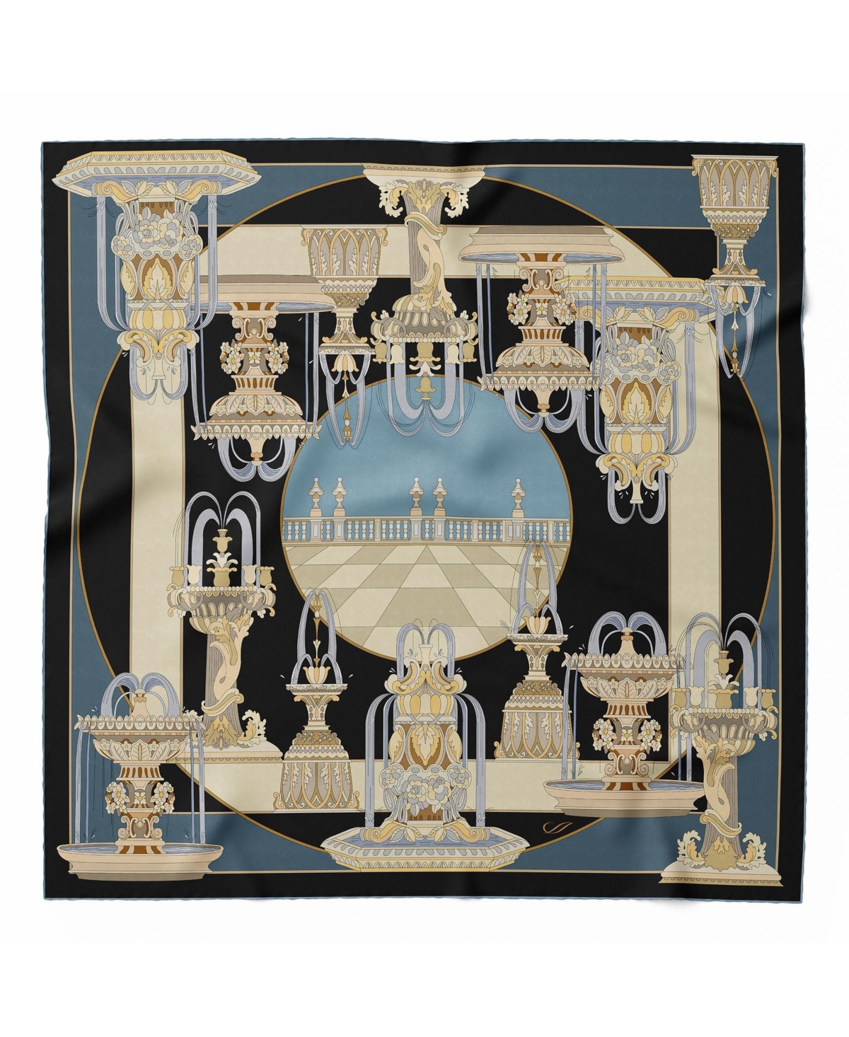 Click here for Elizabetta Fontana - Silk Foulard for Women - Stee... prices