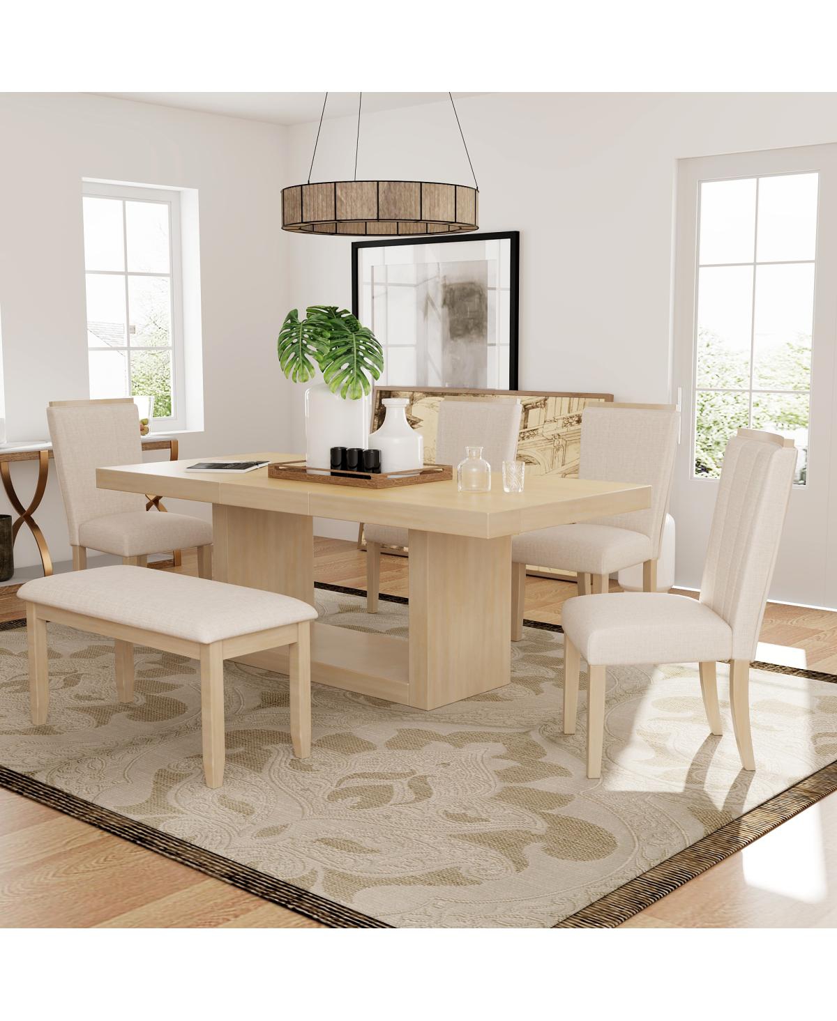 Click here for Streamdale Furniture Contemporary 6-Piece Extendab... prices