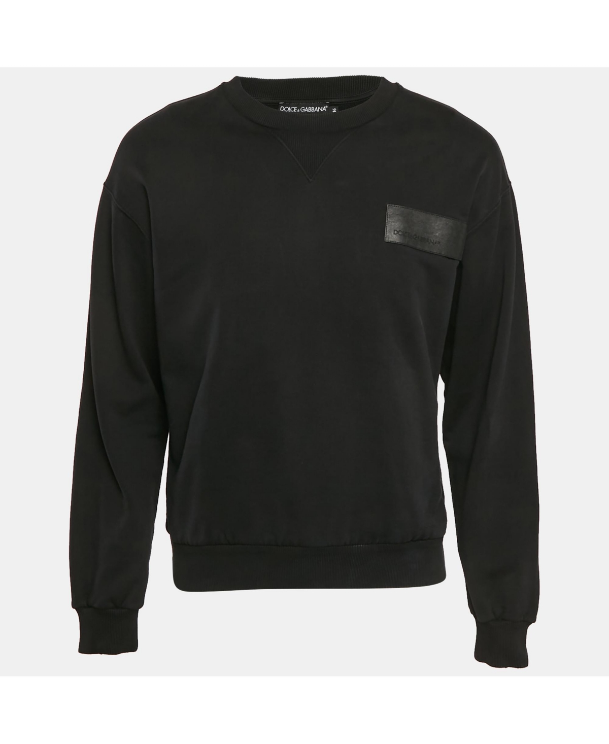 Click here for Pre-Owned Dolce & Gabbana Mens Black Cotton Knit C... prices