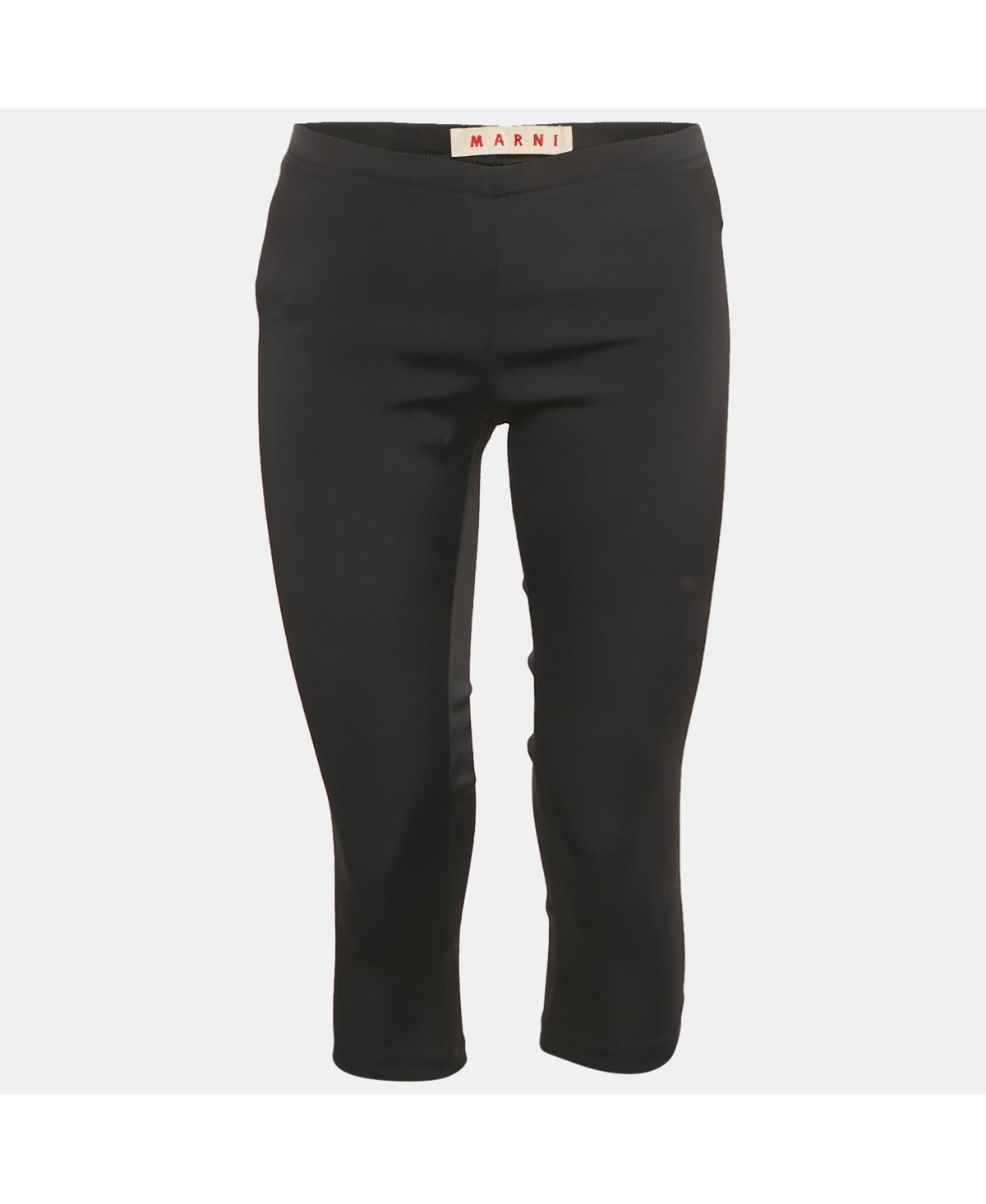 Click here for Pre-Owned Marni Womens Black Knit Cropped Leggings... prices