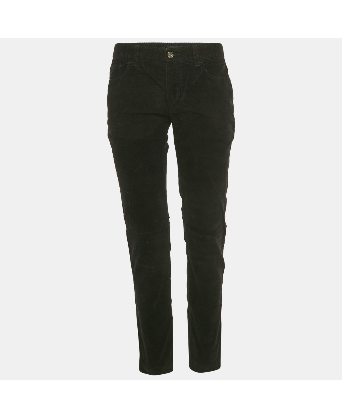 Click here for Pre-Owned Dolce & Gabbana Womens Black Corduroy Sl... prices