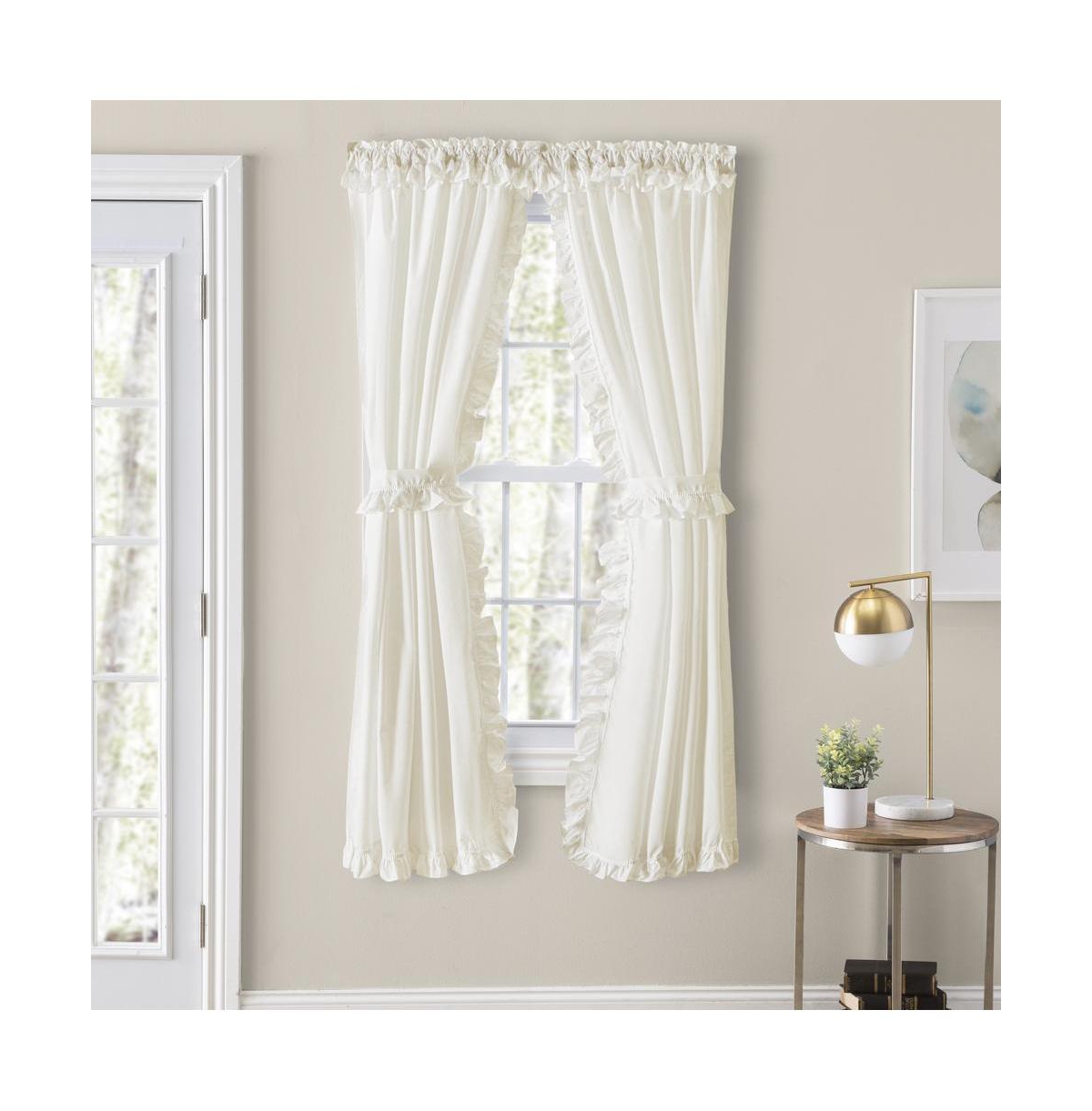 Click here for Ellis Home Classic Narrow Ruffle 2-Piece Natural C... prices