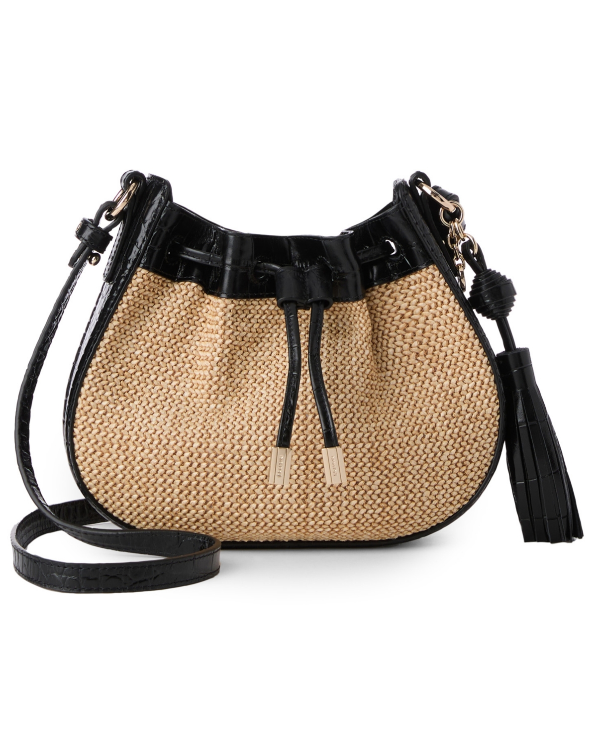 Click here for Brahmin Eliana Folsom Mini Crossbody Bag - Black prices