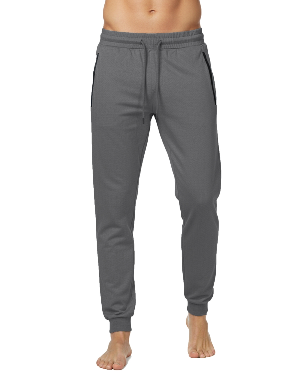 Click here for Blu Rock Mens Slim-Fit Tech Joggers Zipper Pockets... prices