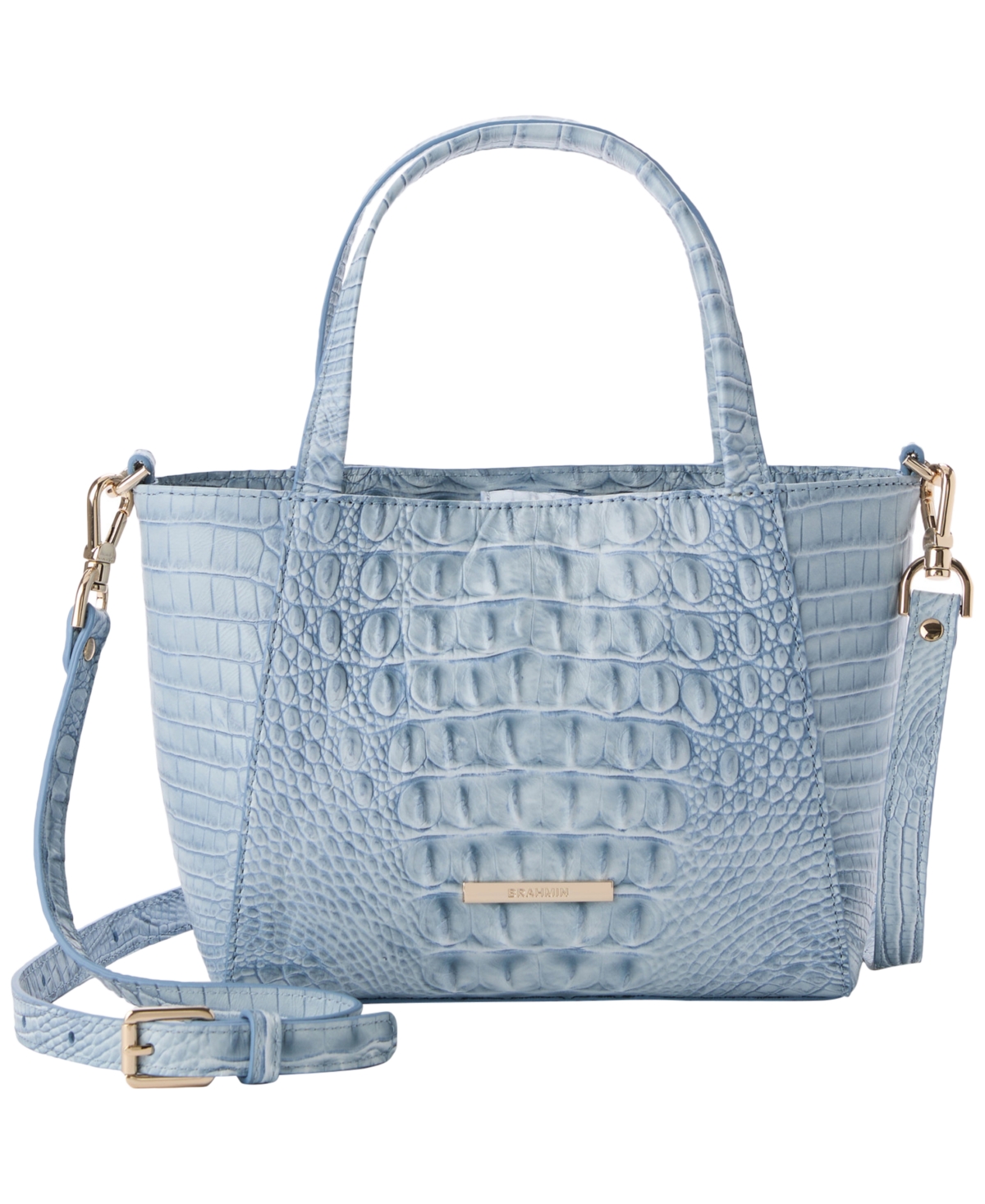 Click here for Brahmin Small Mona Top Handle Tote Bag - Stonewash prices