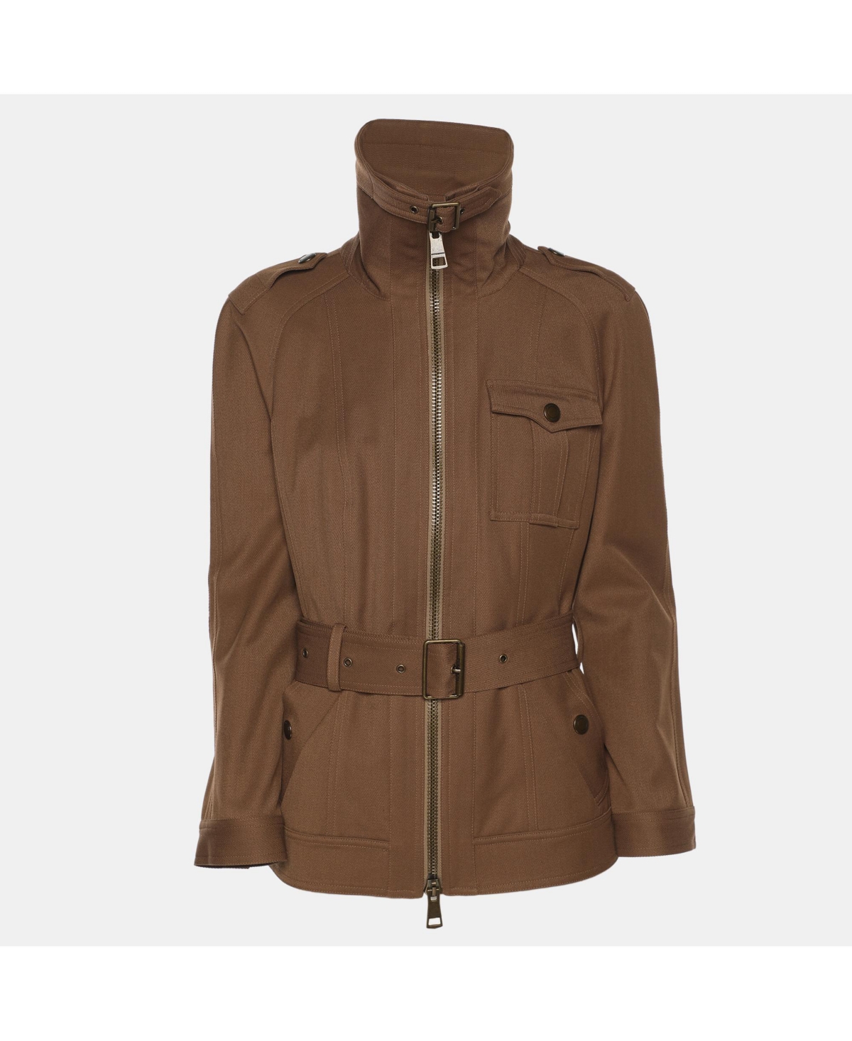 Click here for Pre-Owned Burberry Womens Brit Brown Gabardine Bel... prices