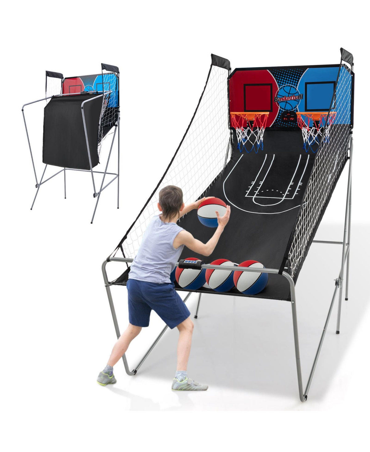 Click here for Mecale Dual Shot Basketball Arcade Game with 8 Gam... prices