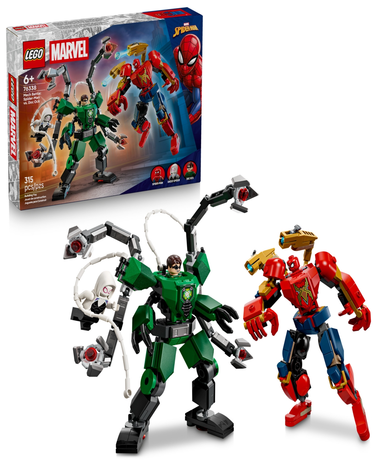 Click here for Lego Marvel Mech Battle: Spider-Man vs. Doc Ock Bu... prices