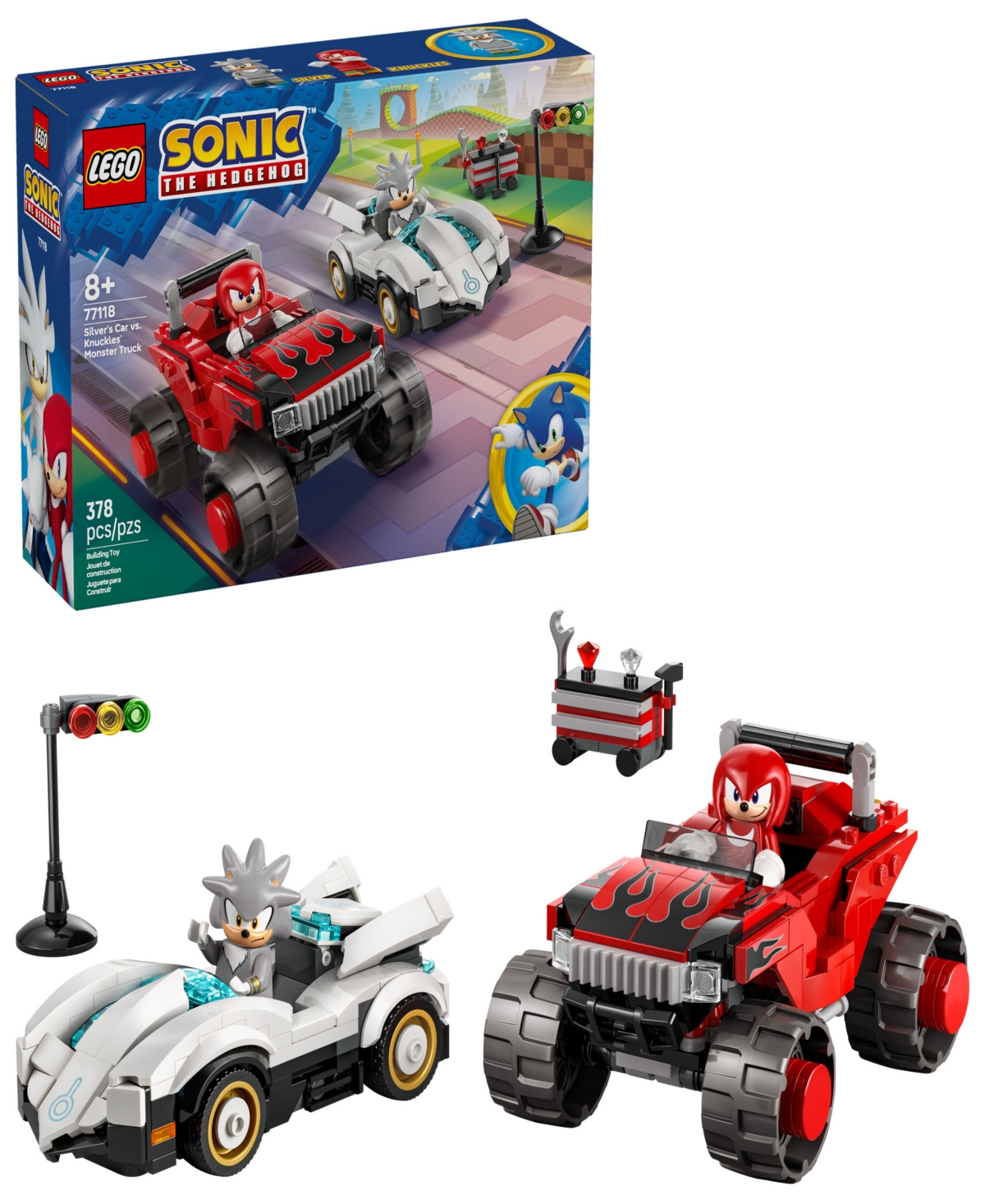 Click here for Lego Sonic the Hedgehog Silvers Car vs. Knuckles M... prices