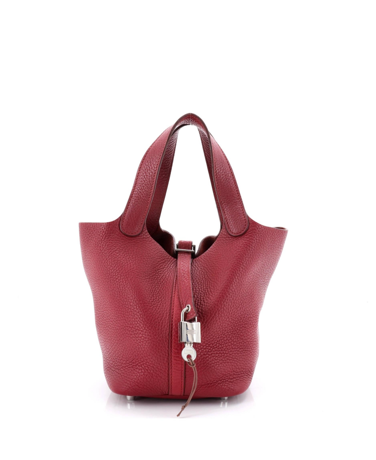 Click here for Pre-Owned HERMES Pm Picotin Lock Bag Clemence - Re... prices