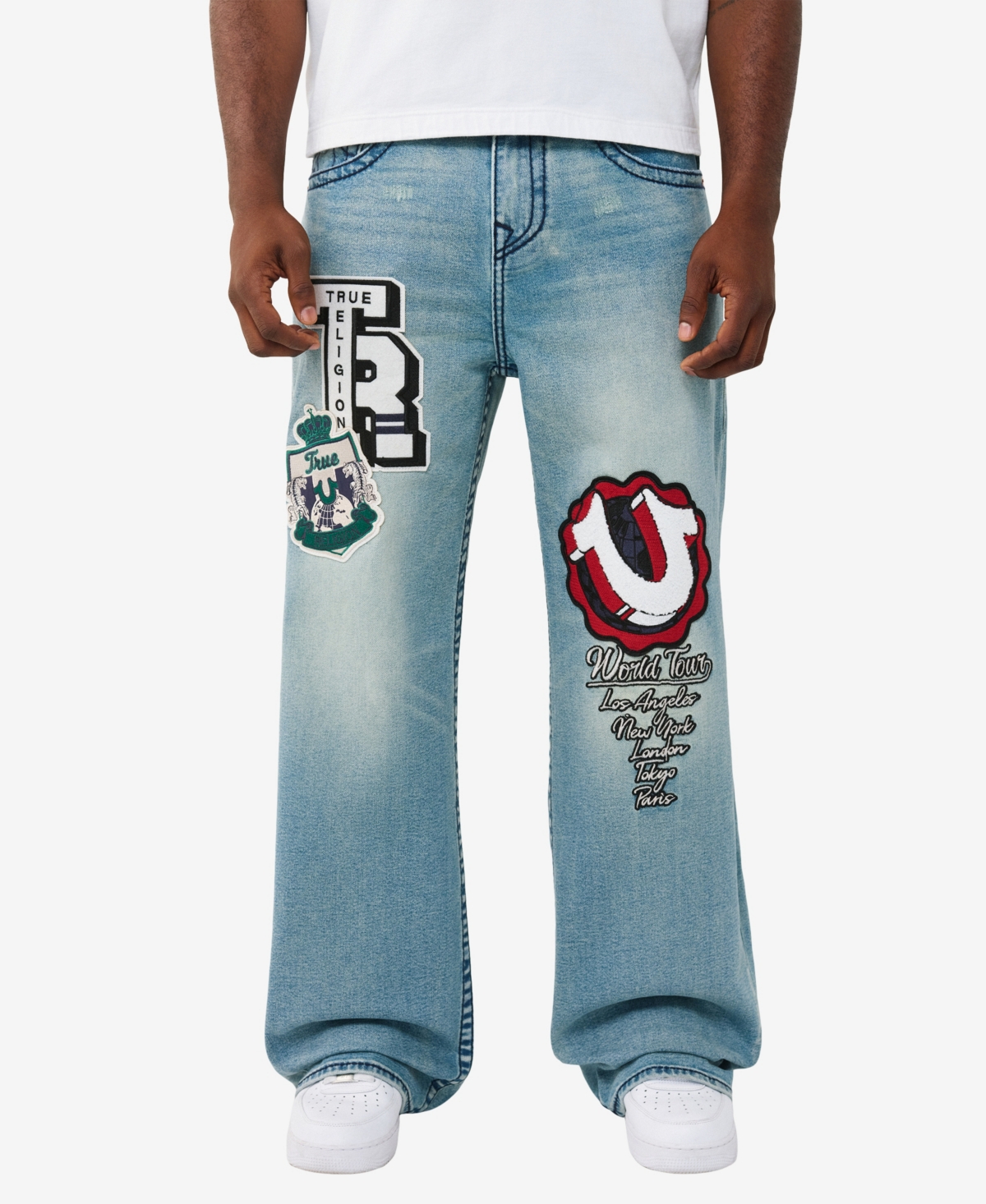 Click here for True Religion Mens Vinny Ultra Baggy Big T Flap Je... prices