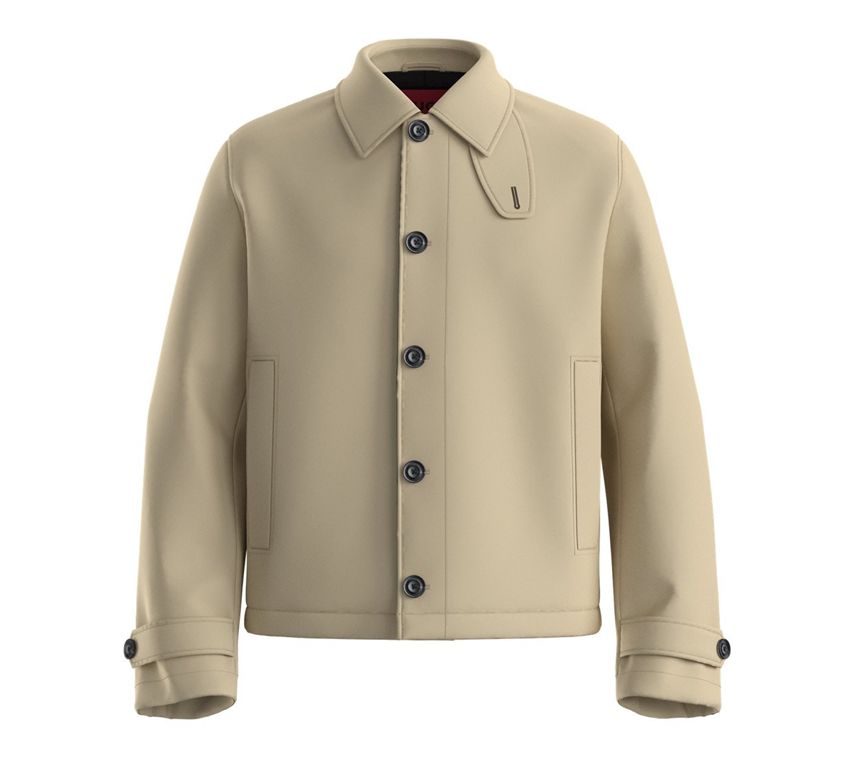 Click here for Hugo Boss Mens Baver Modern Collared Jacket - Beig... prices