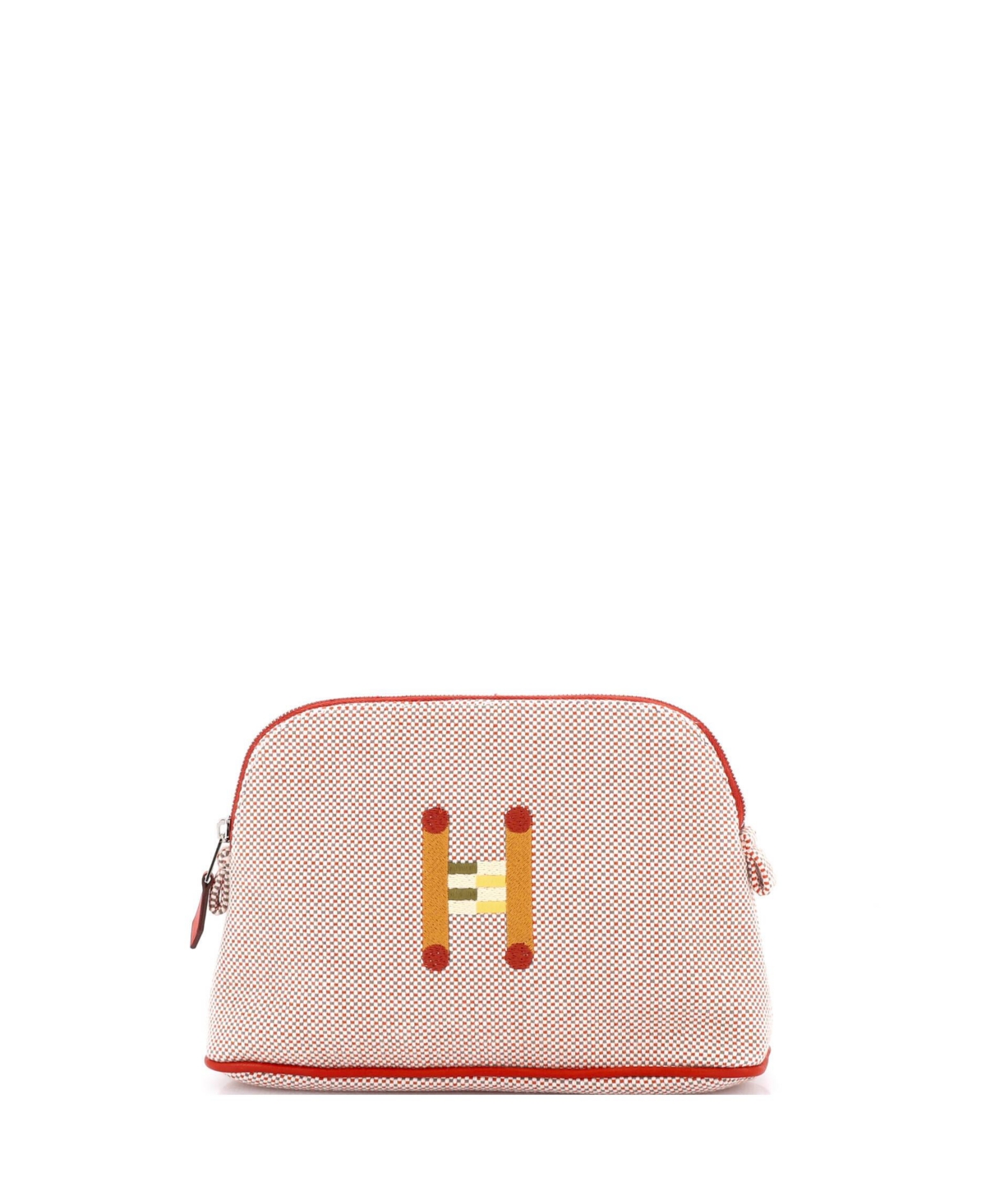 Click here for Pre-Owned Hermes Mini Bolide Crazy H Travel Pouch... prices