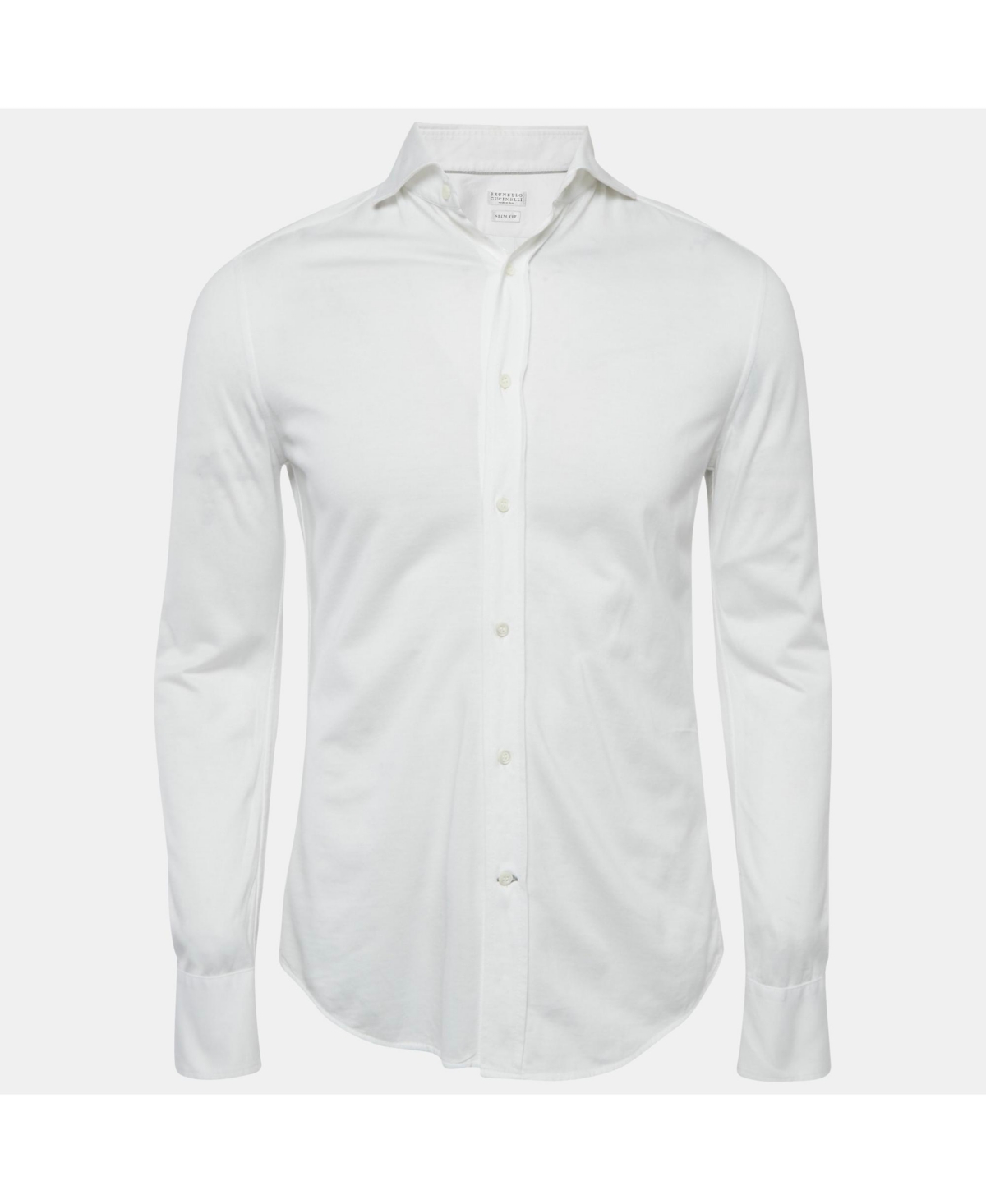 Click here for Pre-Owned Brunello Cucinelli Mens White Cotton Sli... prices